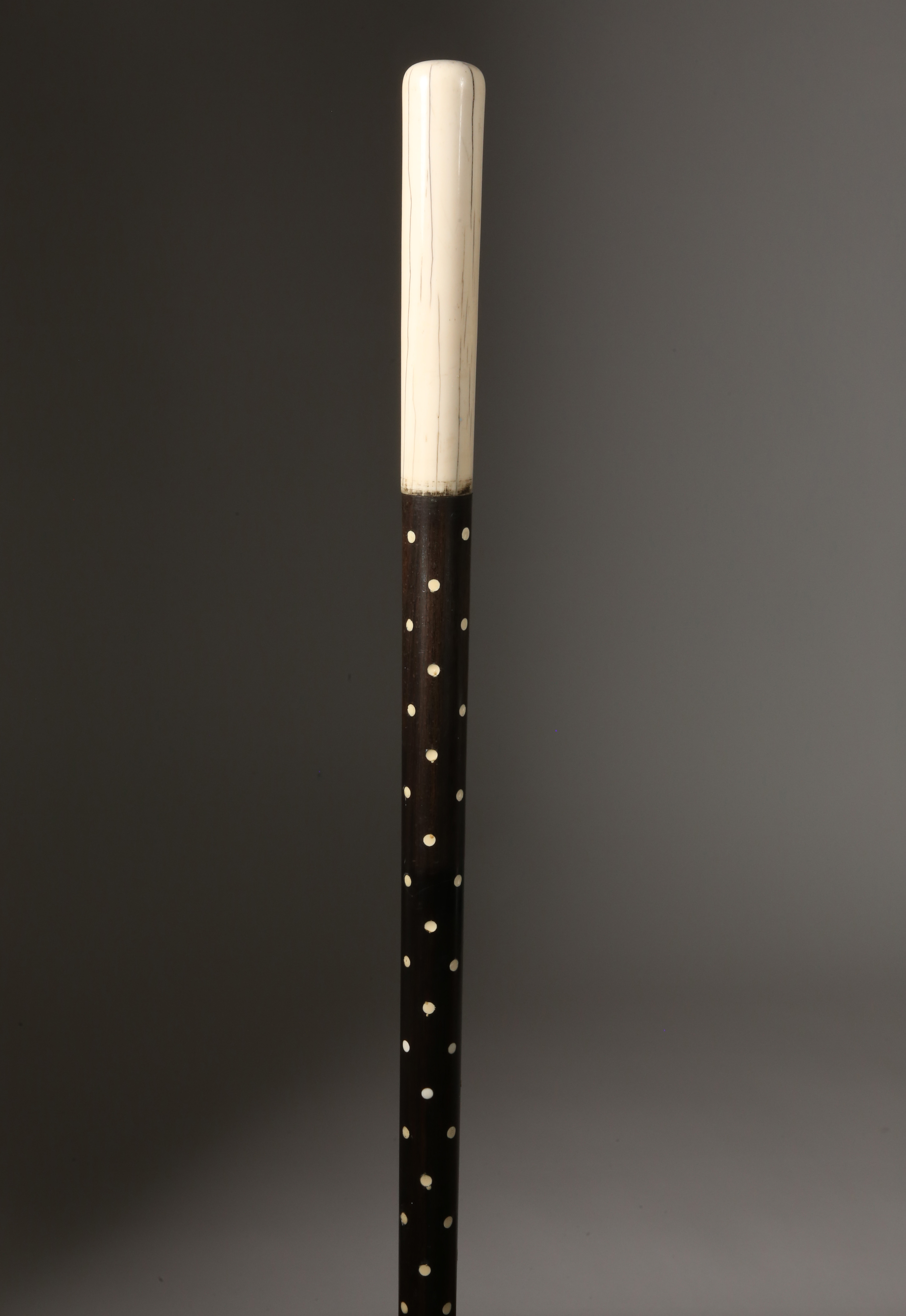 Antique Polka Dot Inlaid Walking Stick 19th Century - Antique Polka Dot ...