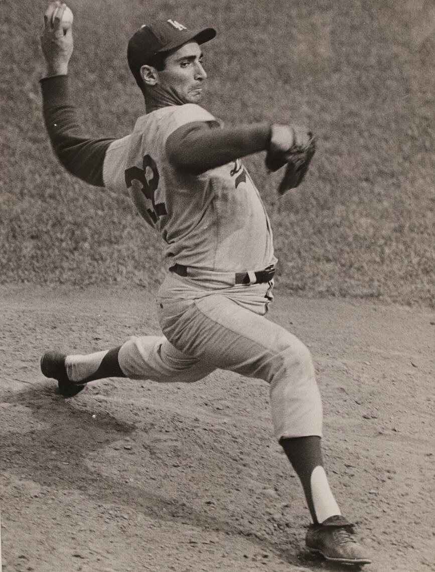 Los Angeles Dodgers Pitcher Sandy Koufax Photograph circa 1955 - Los ...