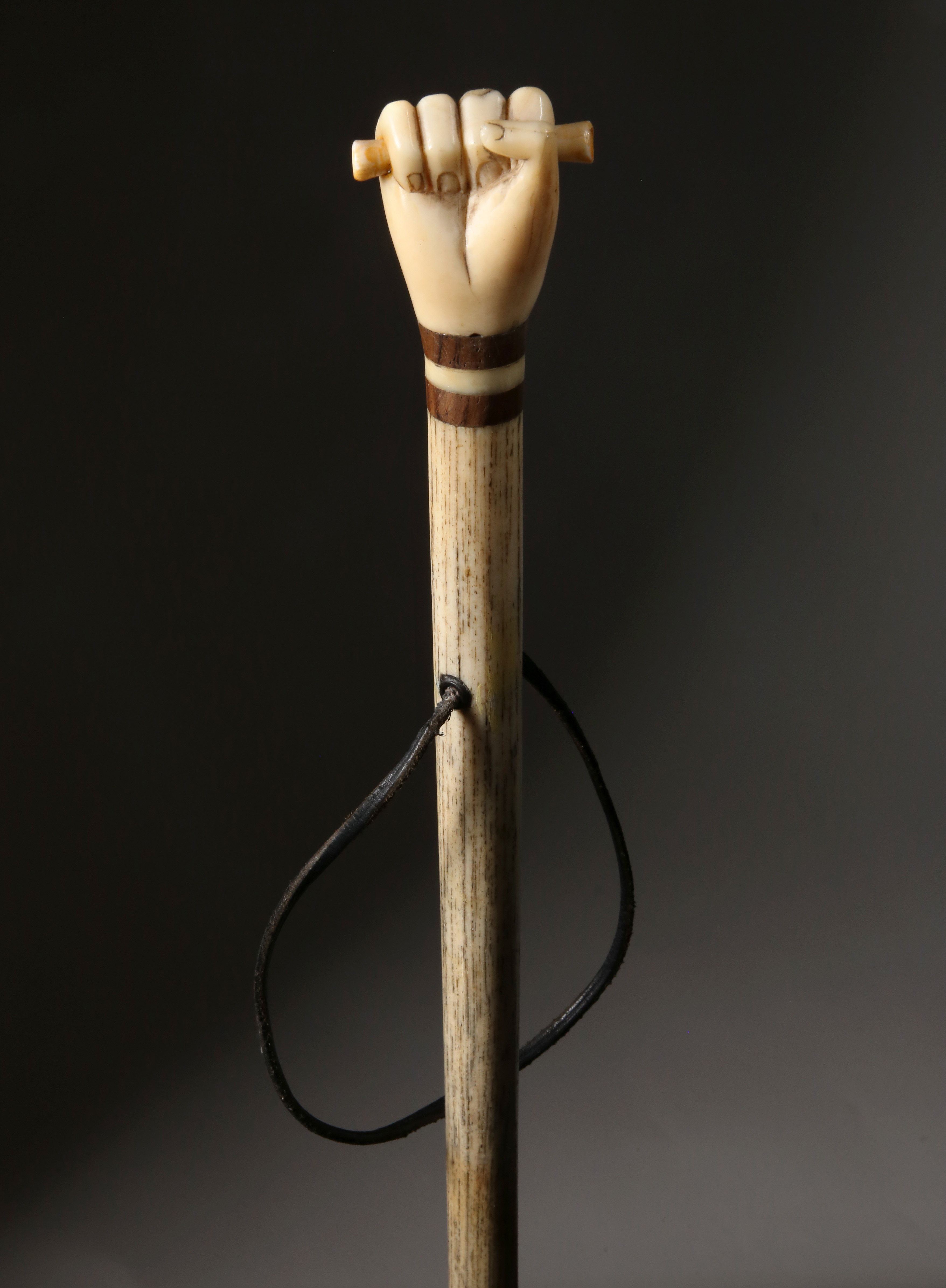 Whaleman Made Clenched Fist Walking Stick circa 1850 - Whaleman Made ...