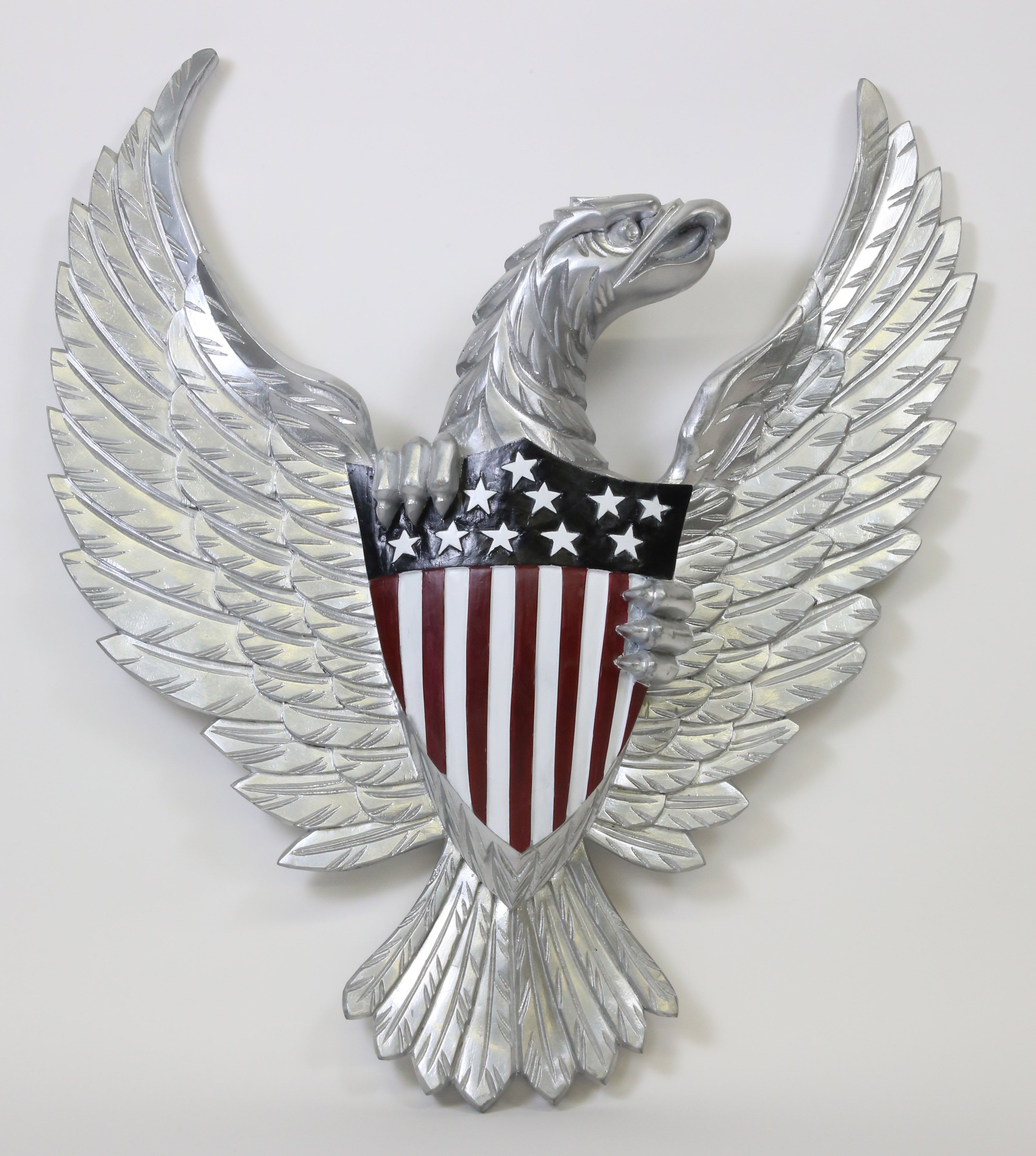 Federal Style Silver Gilt Carved Eagle Contemporary - Federal Style ...