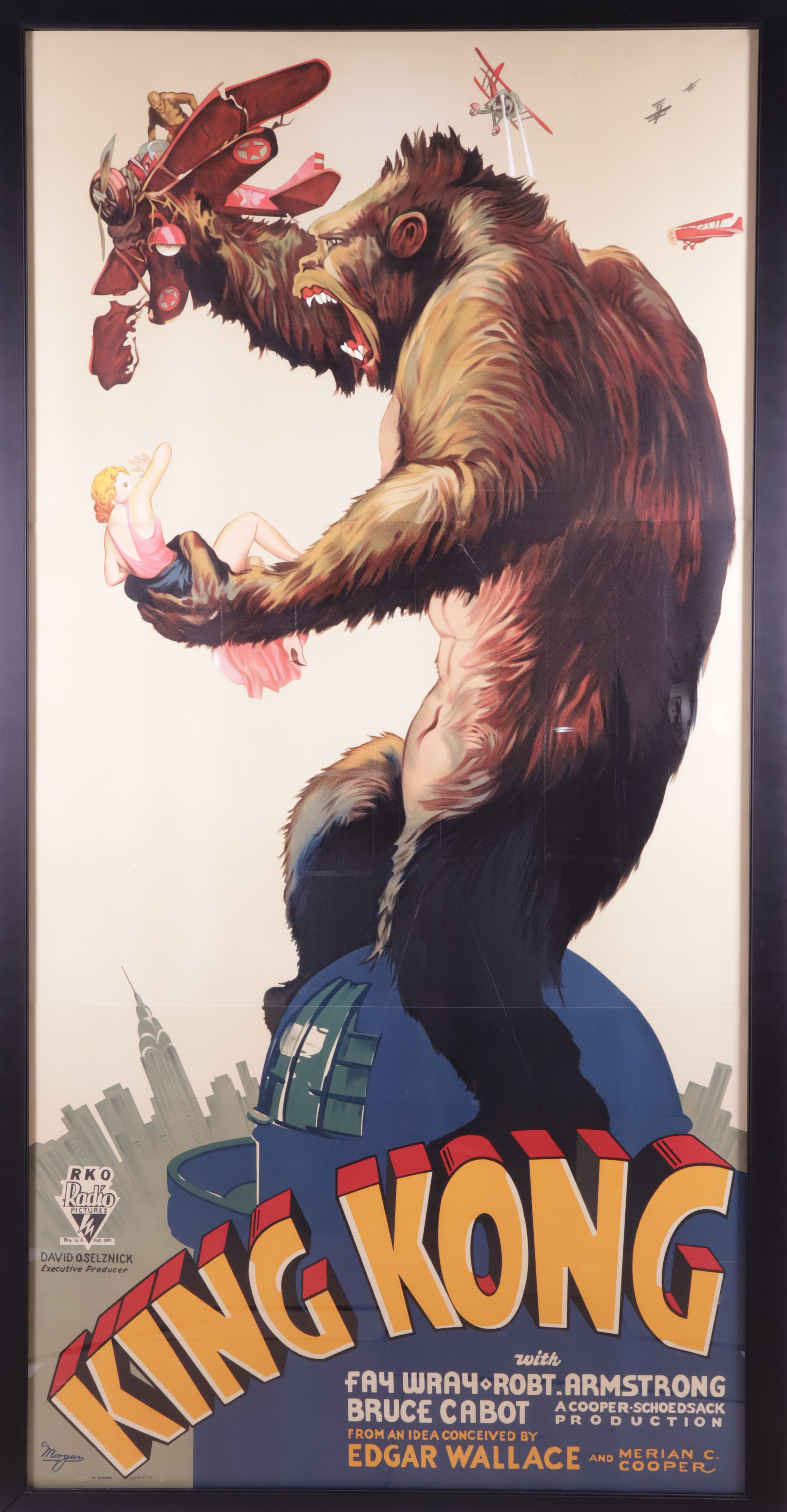 King Kong Poster 1933 - RKO Radio Pictures King Kong Poster - Rafael ...