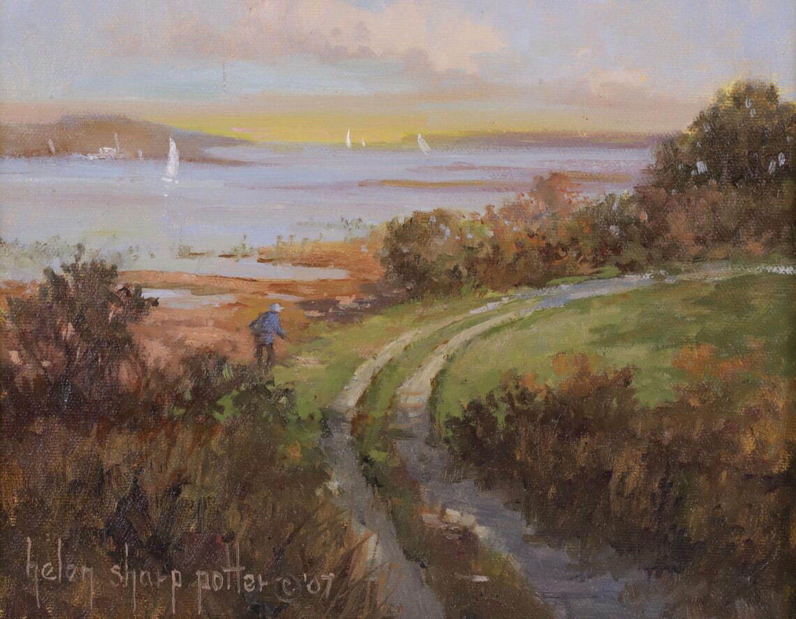 Helen Sharp Potter Oil on Canvas "Four O'Clock Light" - Helen Sharp ...
