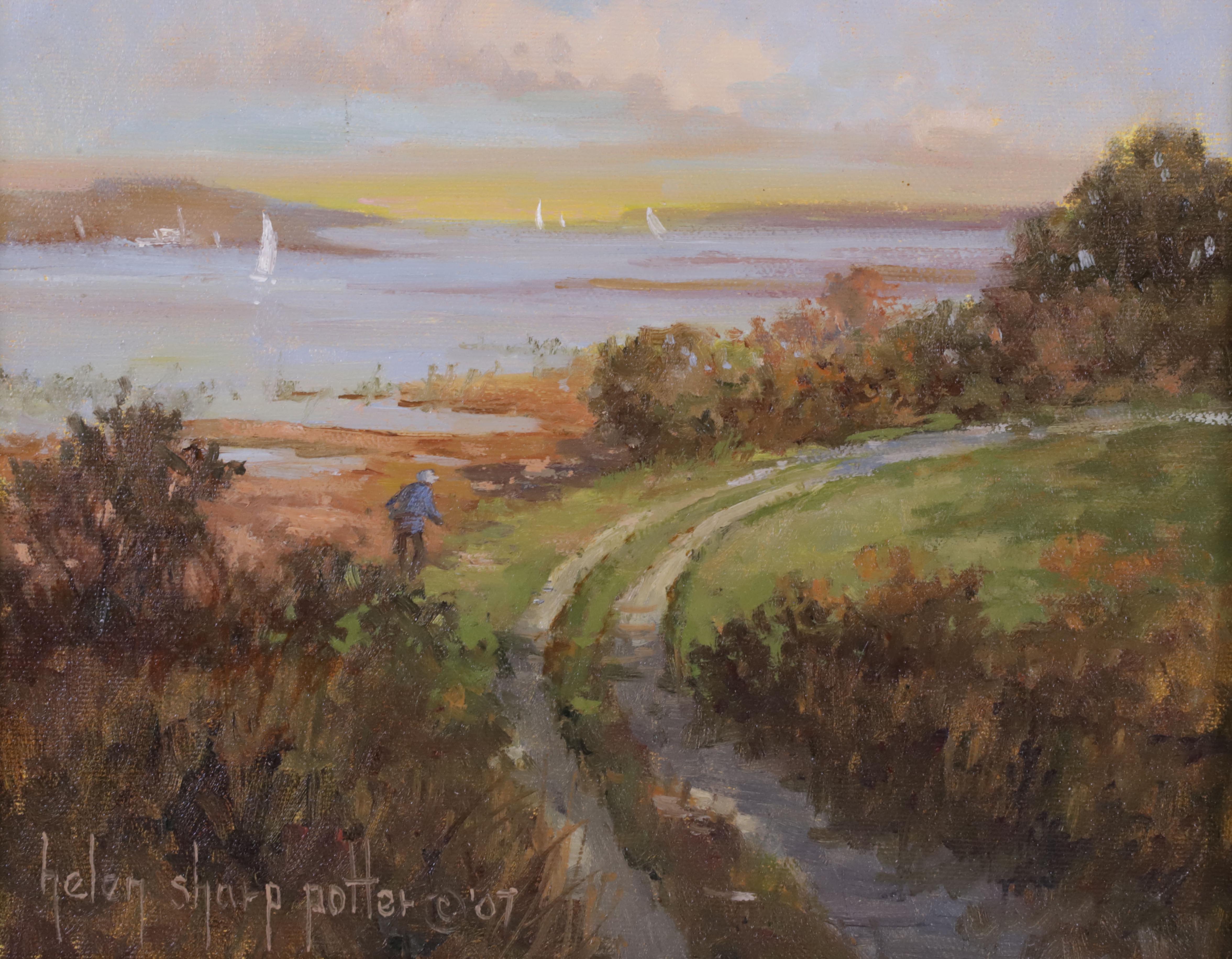 Helen Sharp Potter Oil on Canvas "Four O'Clock Light" - Helen Sharp ...