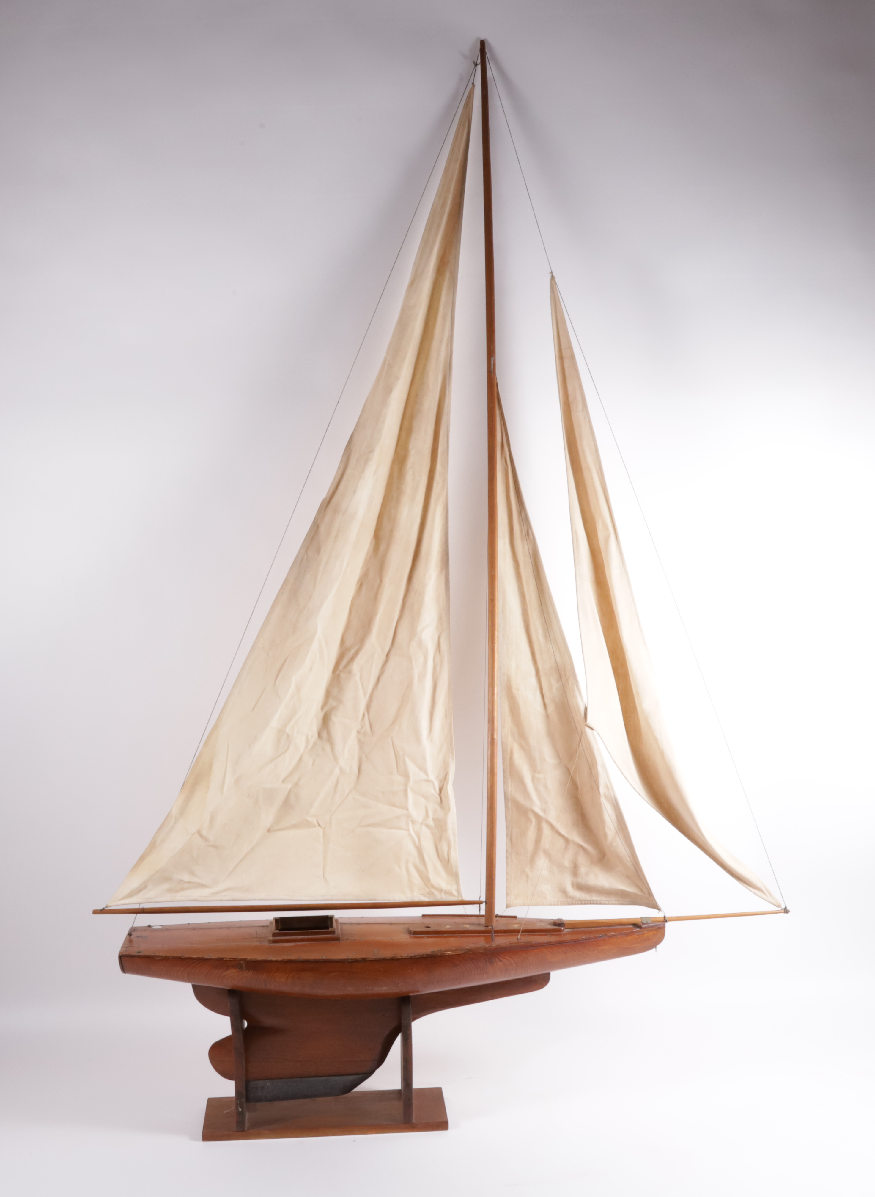 Fully Rigged Pond Boat 19th Century - Fully Rigged Pond Boat, 19th ...