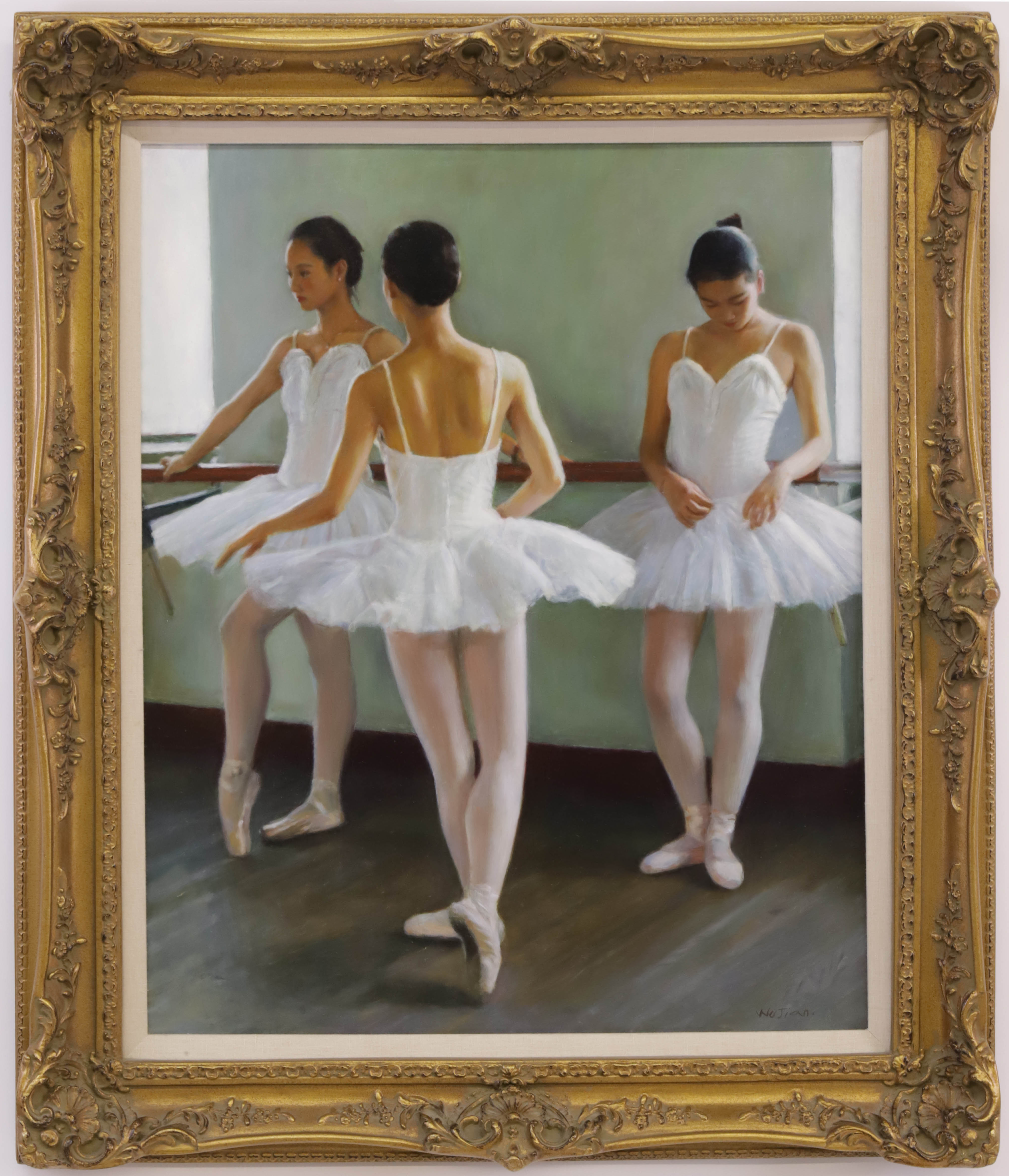 Wu Jian Oil on Canvas "Before the Dance V" - Wu Jian Oil on Canvas ...