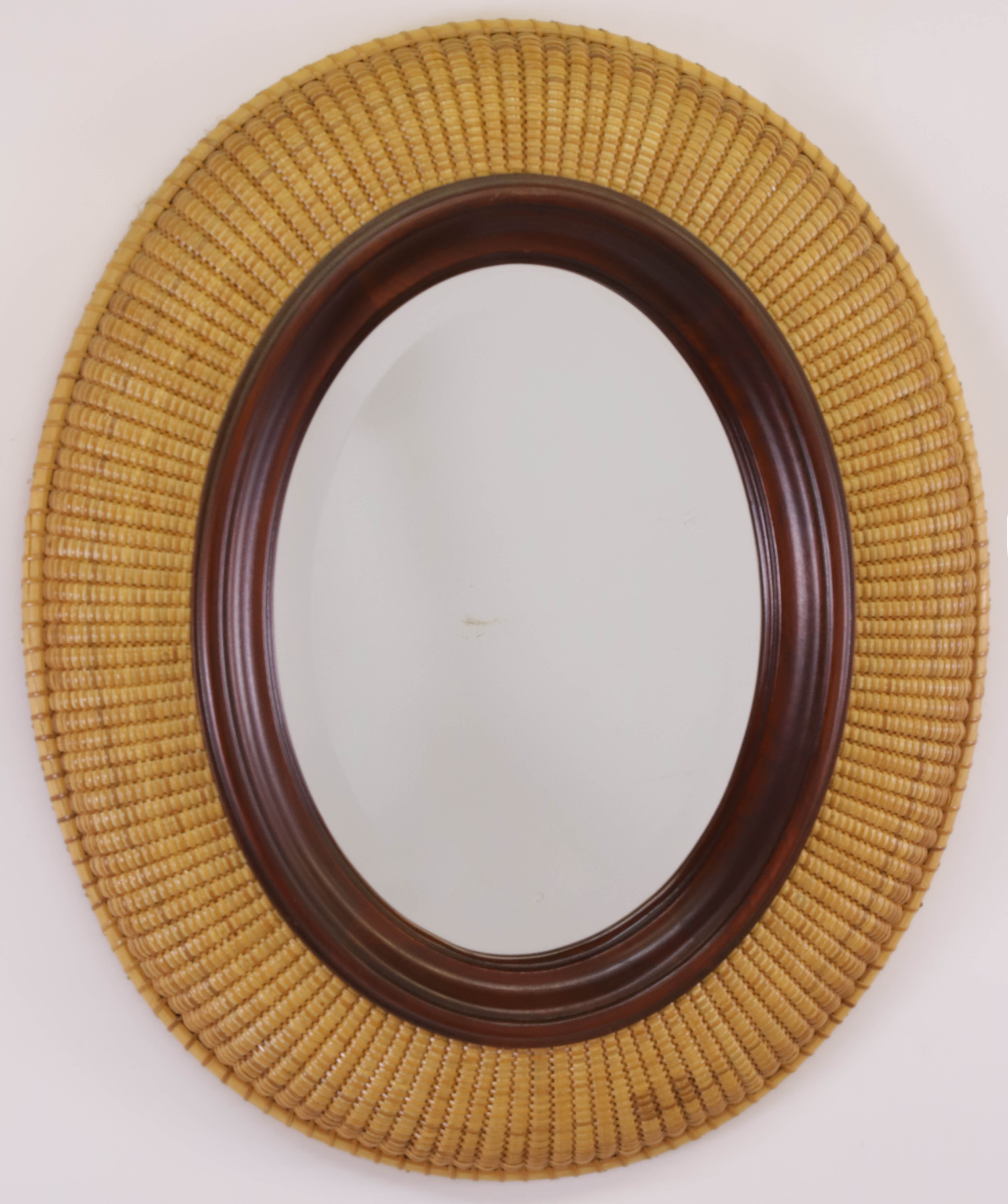 Rich Leone Nantucket Basket-Weave Wall Mirror - Rich Leone Nantucket ...