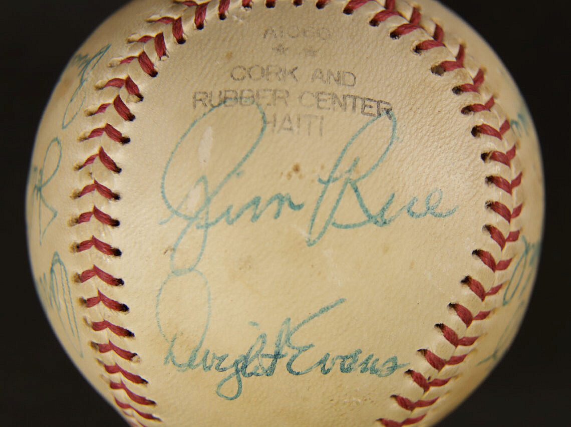 Vintage Red Sox Team Autographed Baseball - Vintage Red Sox Team ...