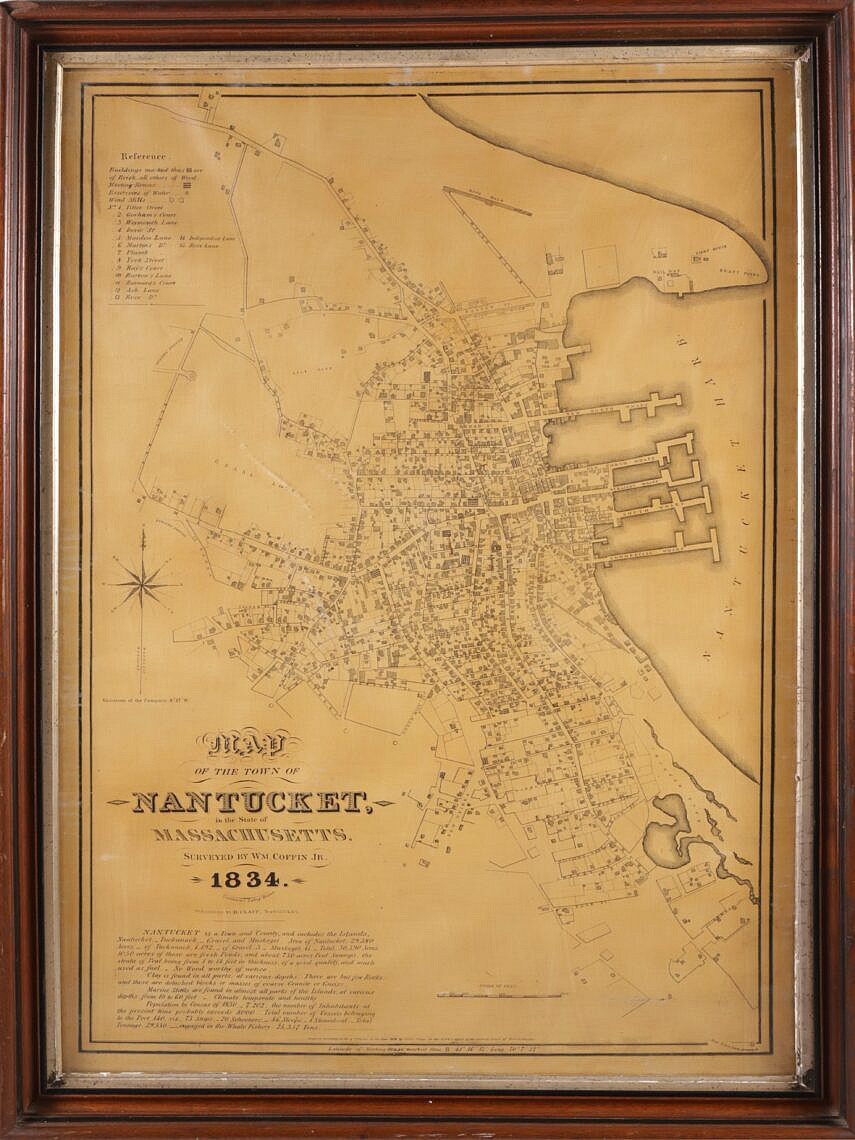 "Map of the Town of Nantucket in the State of Massachusetts surveyed by ...