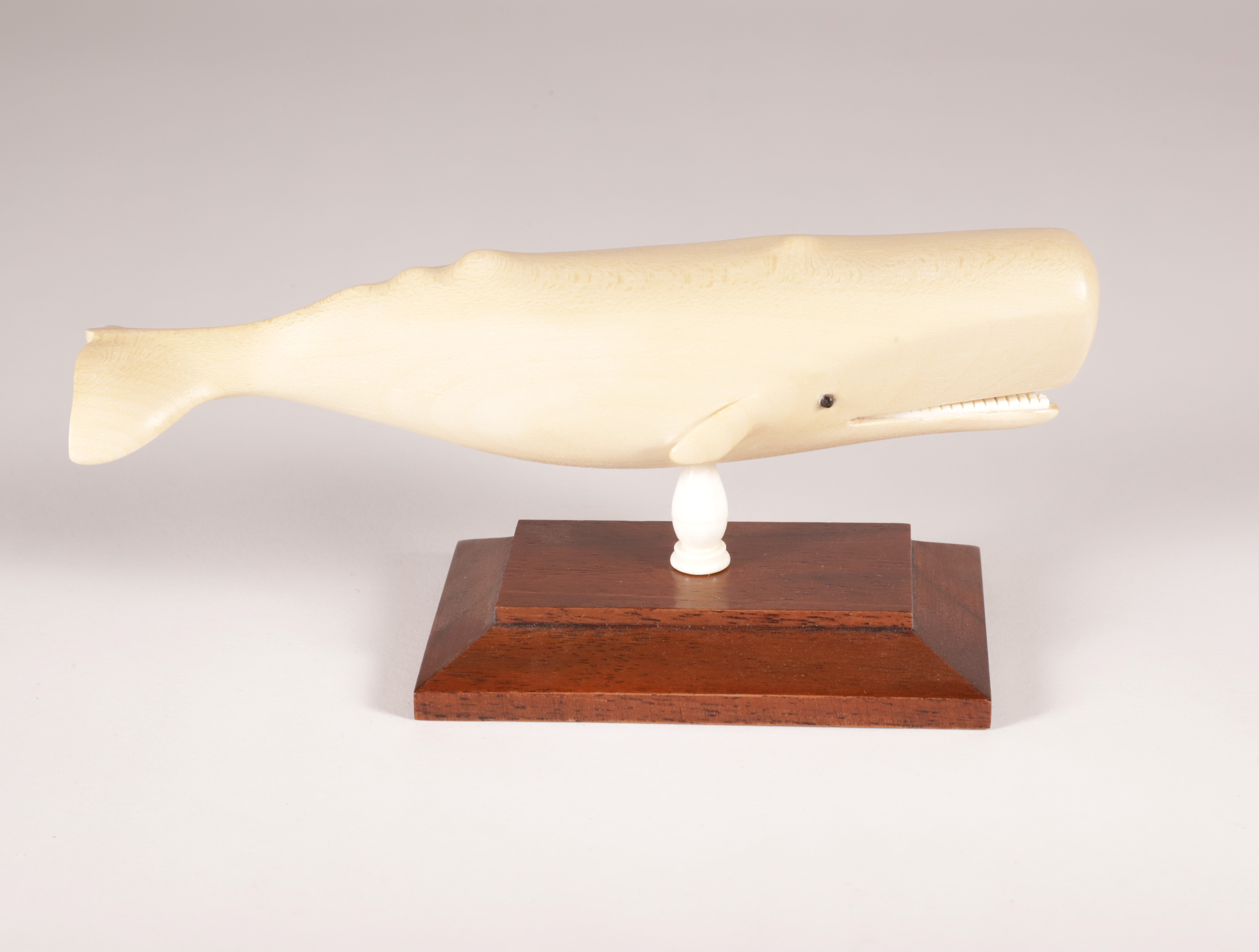 Scott Marks Carved Cherry Wood Sperm Whale Circa 2014 - Scott Marks ...