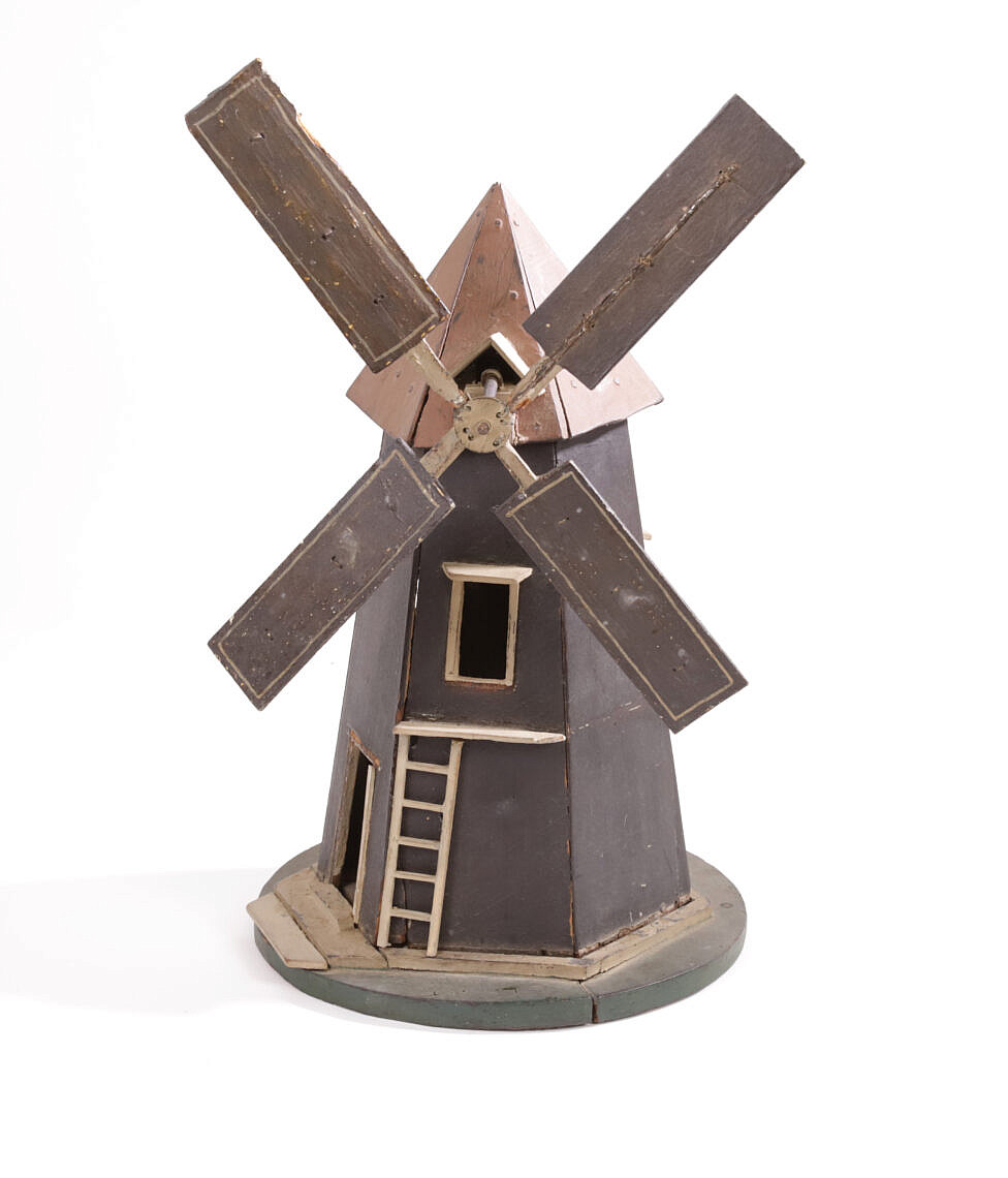 Antique American Folk Art Articulated New England Windmill Circa 1900 ...