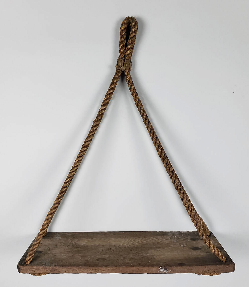 Antique Sailor's Bosun's Chair - Antique Wooden Bosun’s Boatswain Chair ...