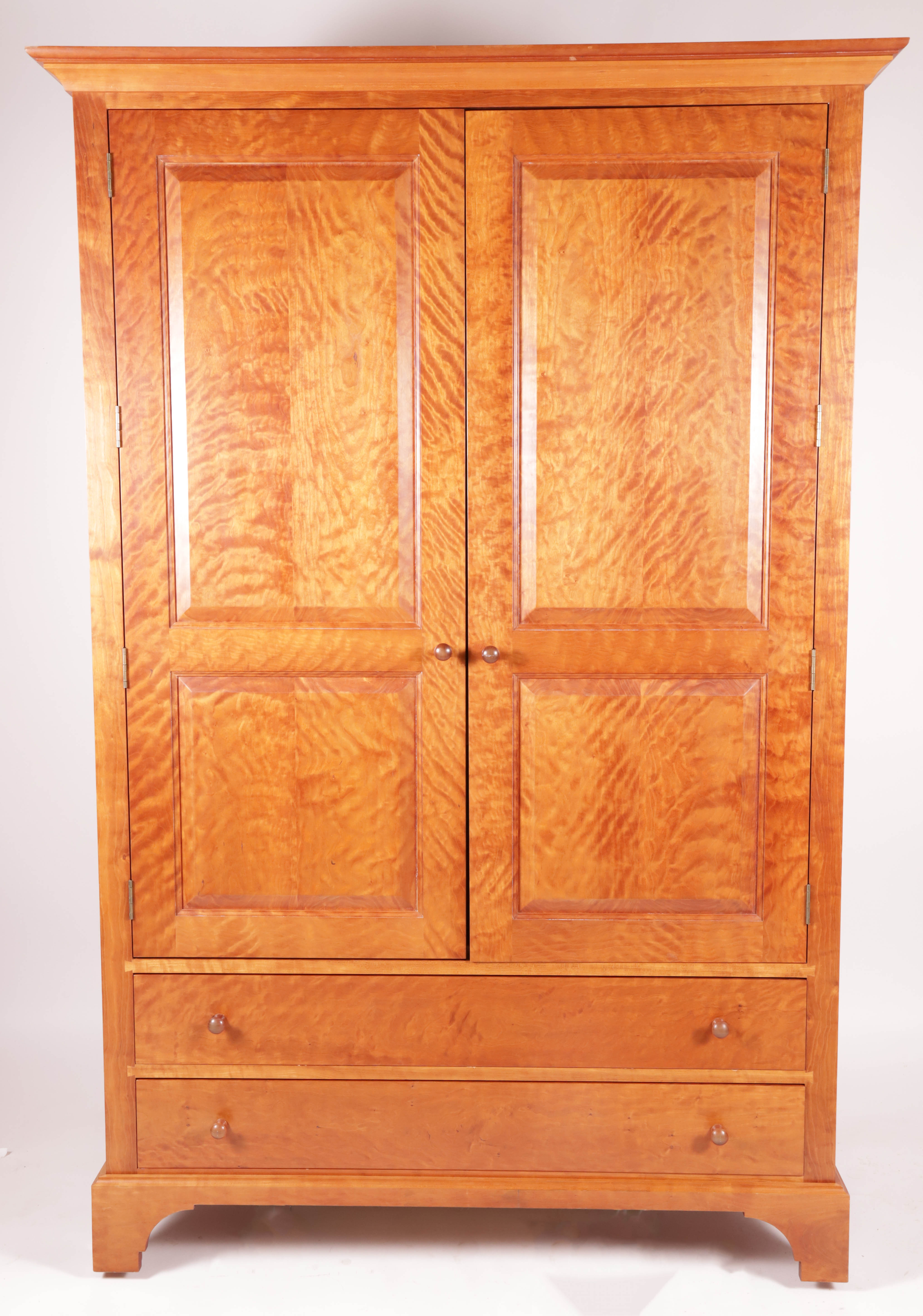 Signed Stephen Swift Exotic Wood Armoire - Signed Stephen Swift Exotic ...