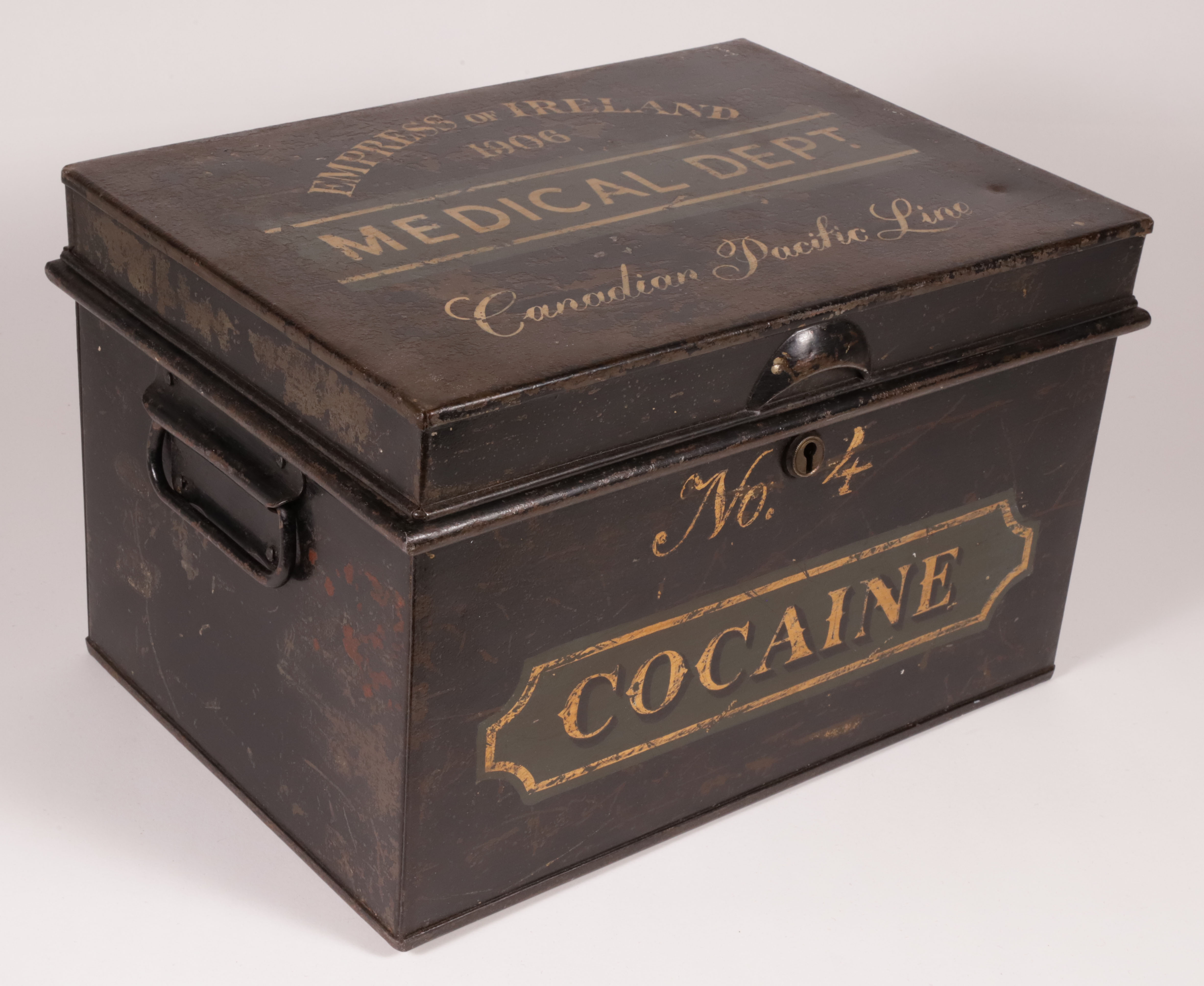 Empress of Ireland 1906 "Cocaine" Medical Tin Case circa 1906 - Empress ...