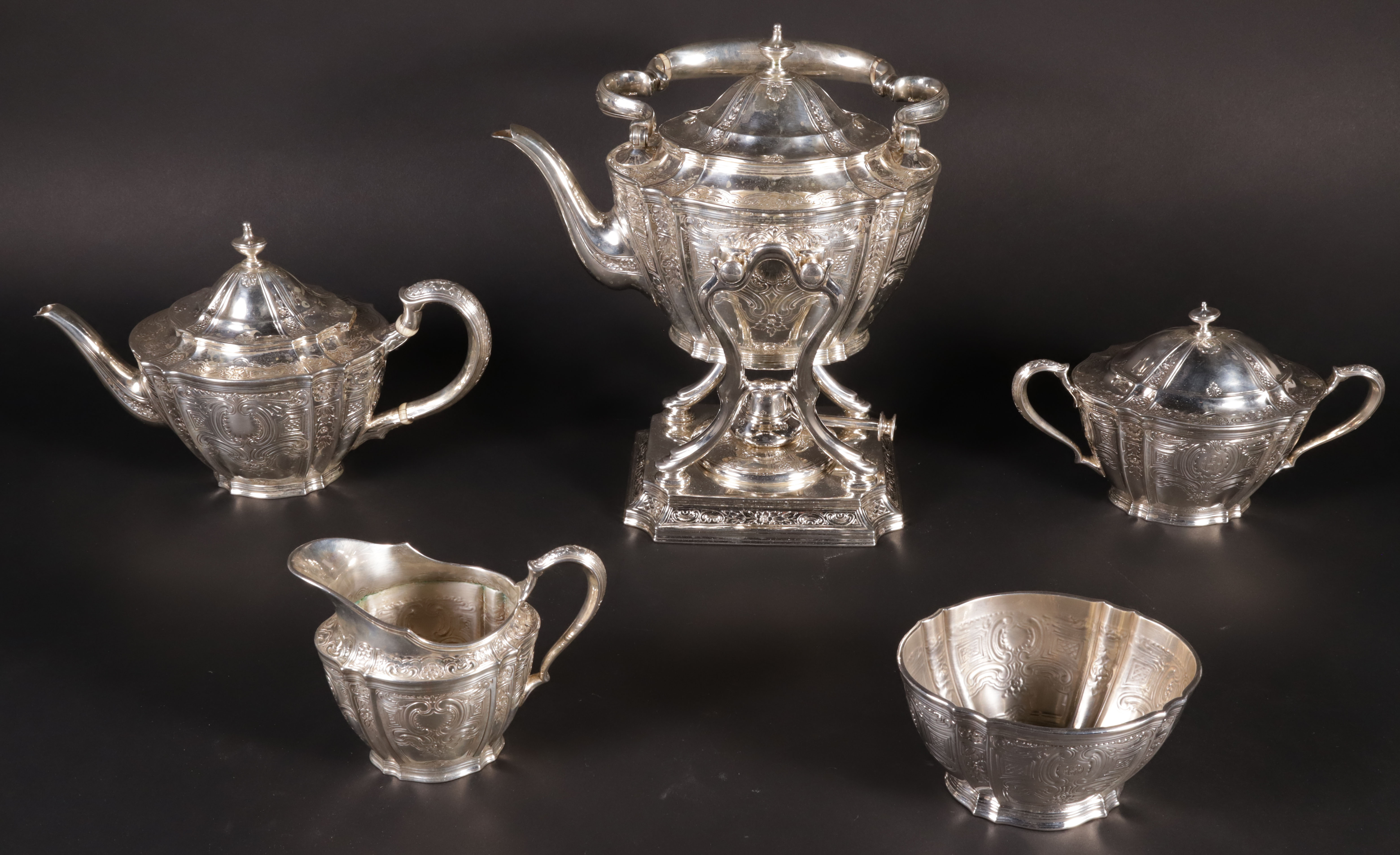 Tiffany & Co. Sterling Silver Six-Piece Tea Set - Tiffany & Co ...