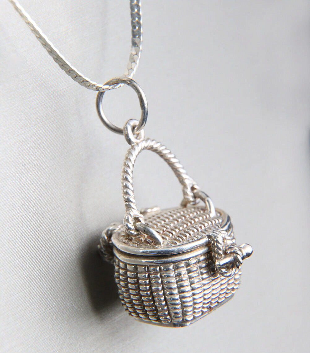 Sterling Silver Golden Basket Glenaan Elliot Nantucket Friendship ...