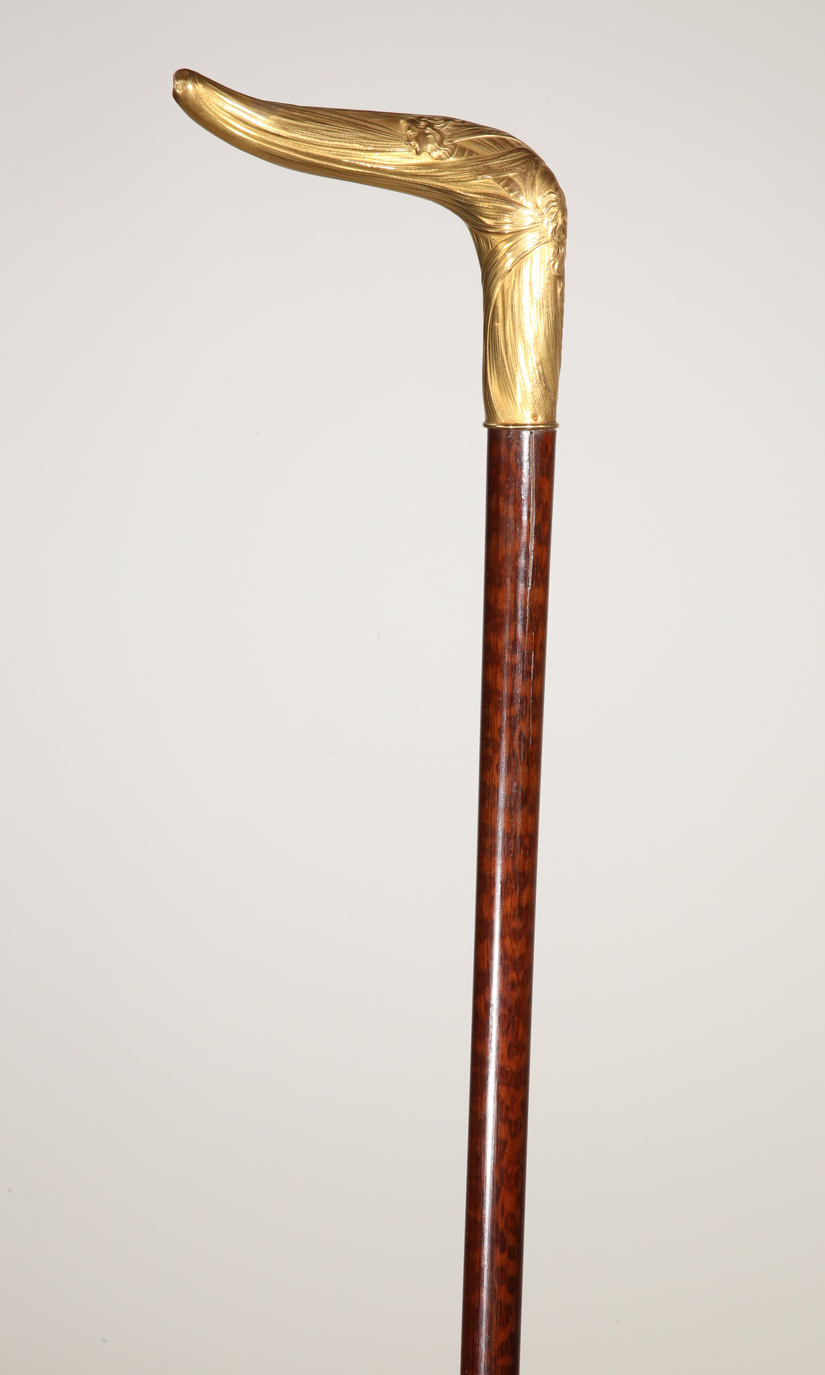 Lady's Art Nouveau Gold Filled "Muses" Cane late 19th Century - Lady's ...