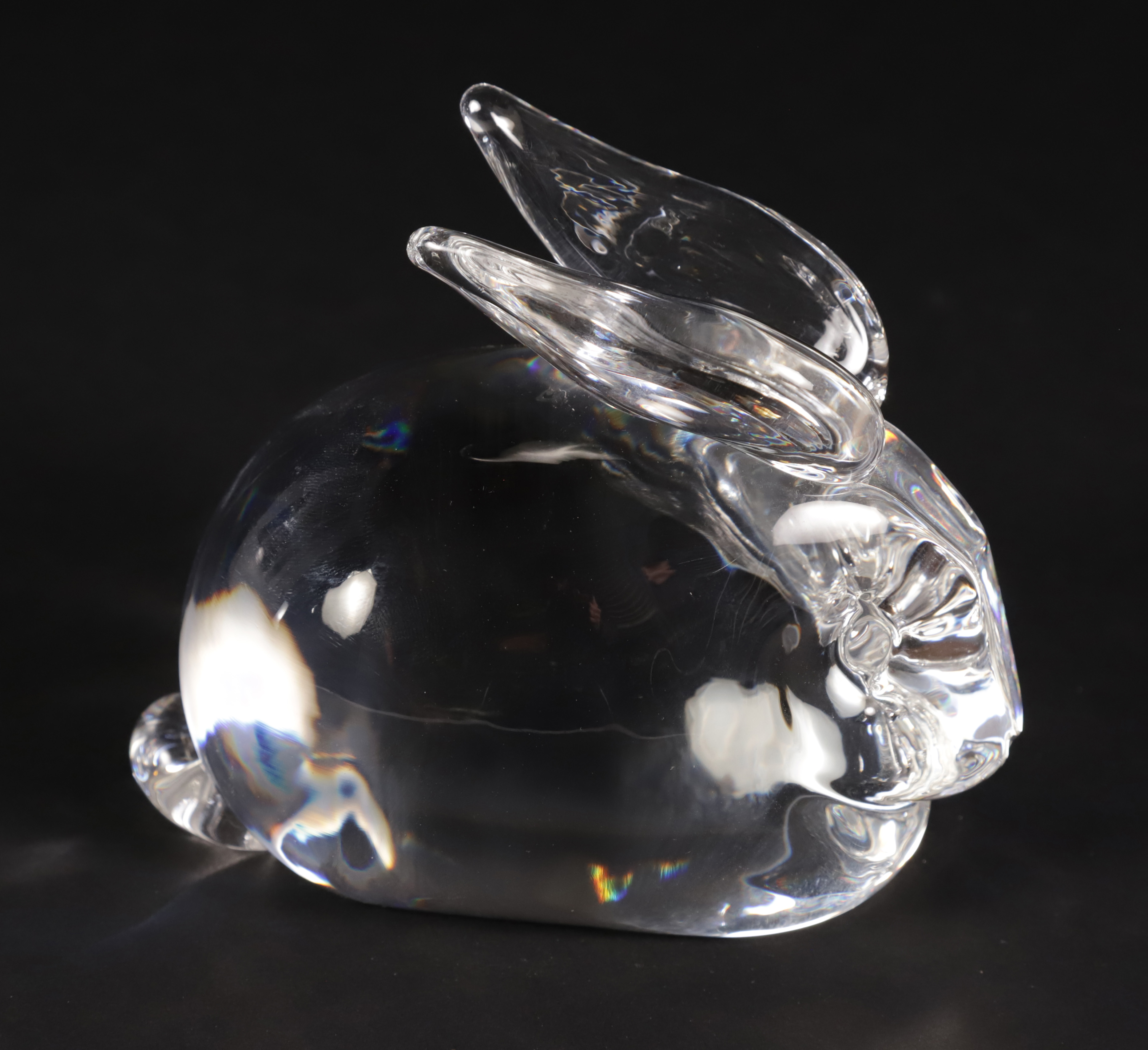 Signed Steuben Clear Glass Rabbit - Signed Steuben Clear Glass Rabbit ...