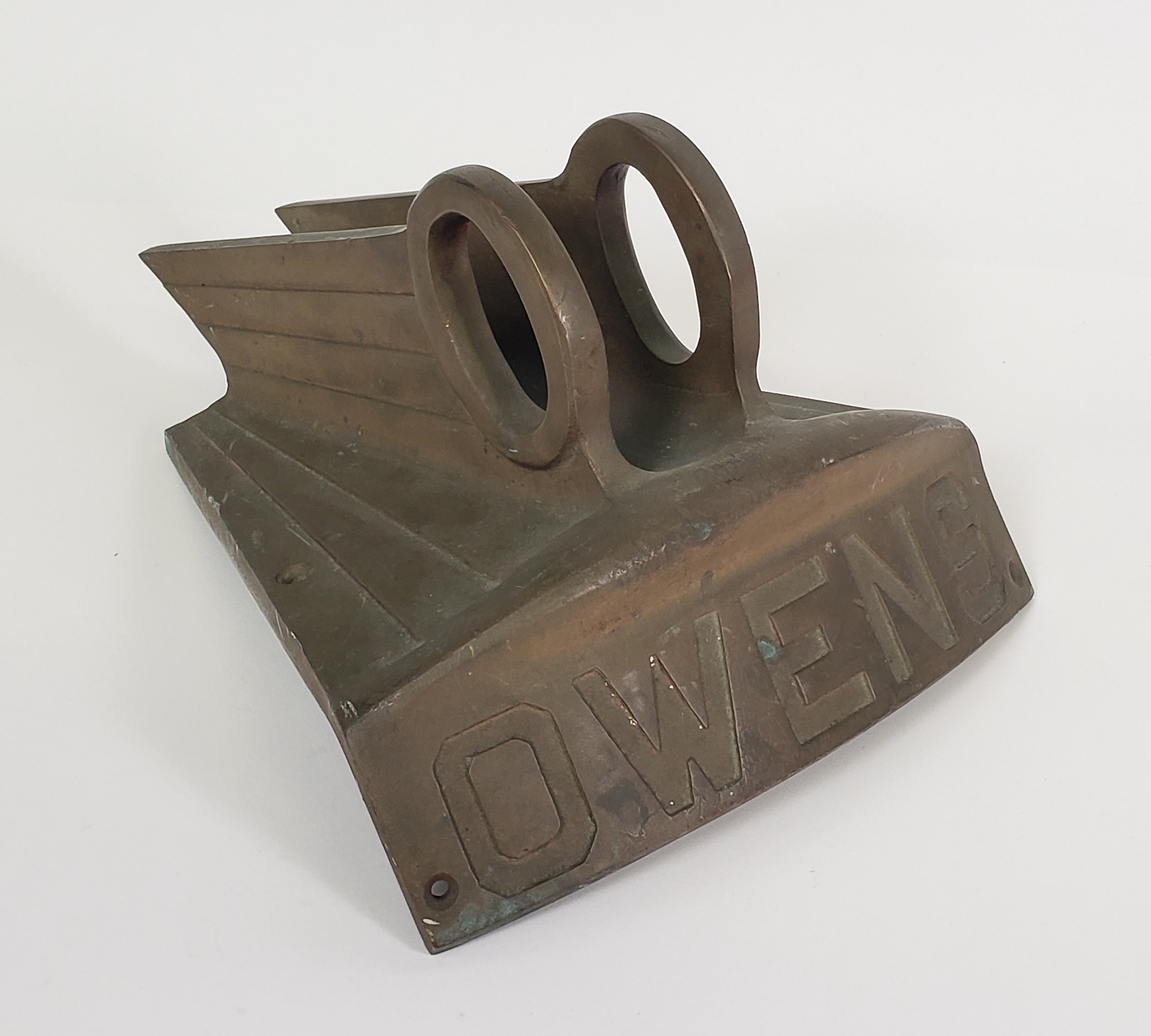 Owens Yacht Bow Plate - Vintage Owen's Bronze Yacht Bow Plate Boat ...