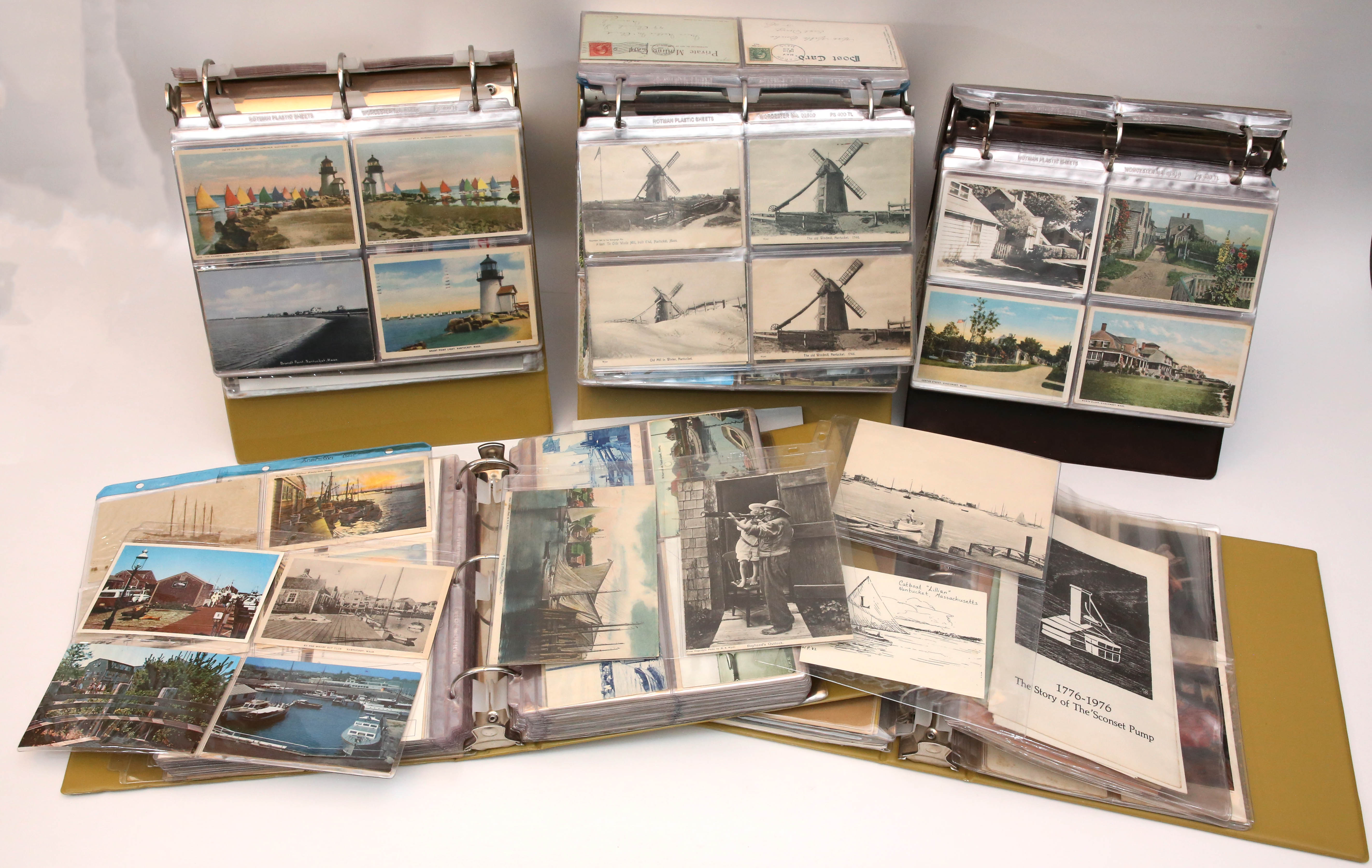Collection of Five Nantucket Postcard Albums - Collection of Five ...