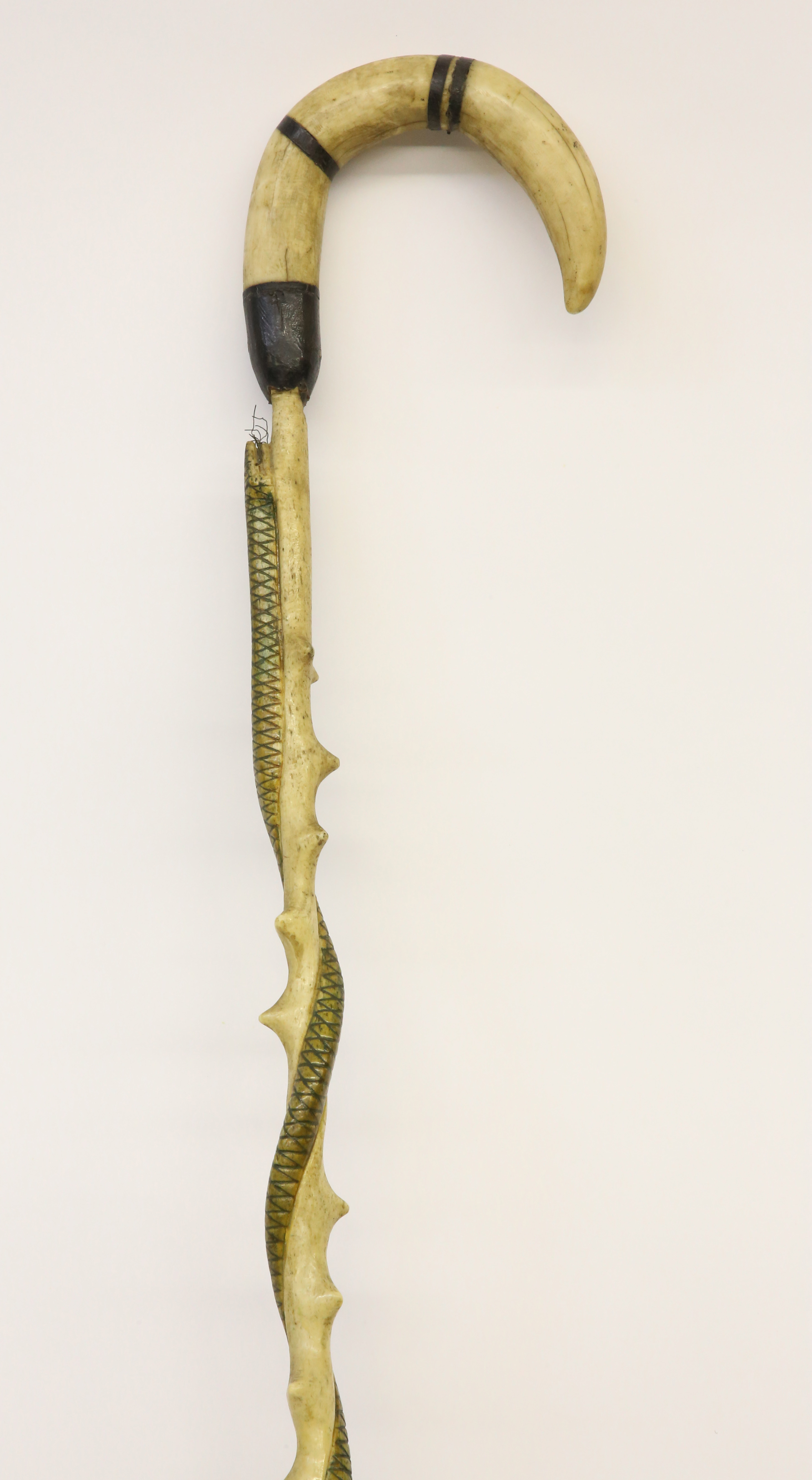 Outstanding Whaleman Made Folk Art Cane circa 1840 - Outstanding ...