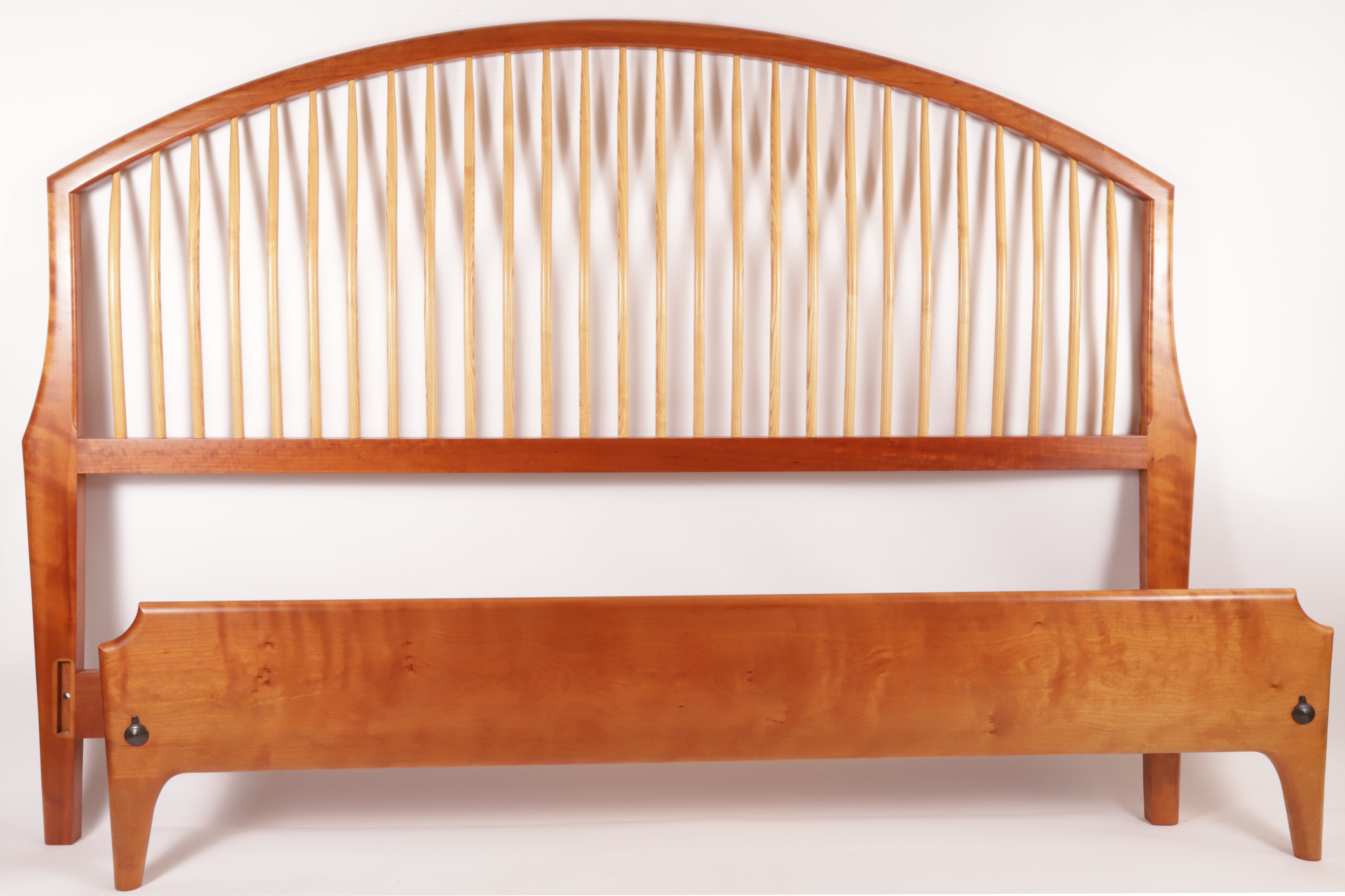 Stephen Swift Cherry and Ash Spindle Bed - Stephen Swift Cherry and Ash Spindle Bed - Rafael ...