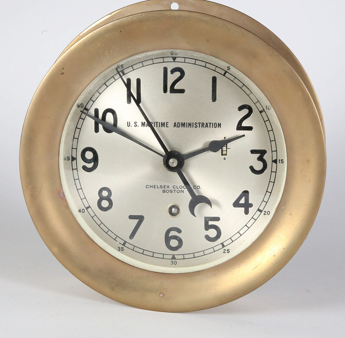 U.S. Maritime Administration Chelsea Clock Co. Boston Ship's Clock - U ...