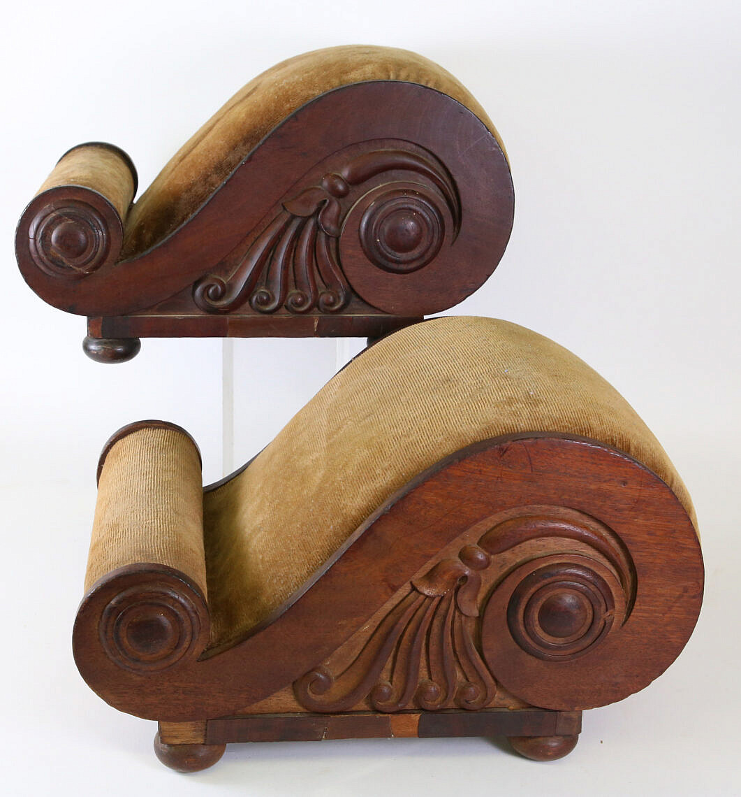 Pair of Regency Mahogany Foot Gout Stools circa 1820 - Pair of British ...