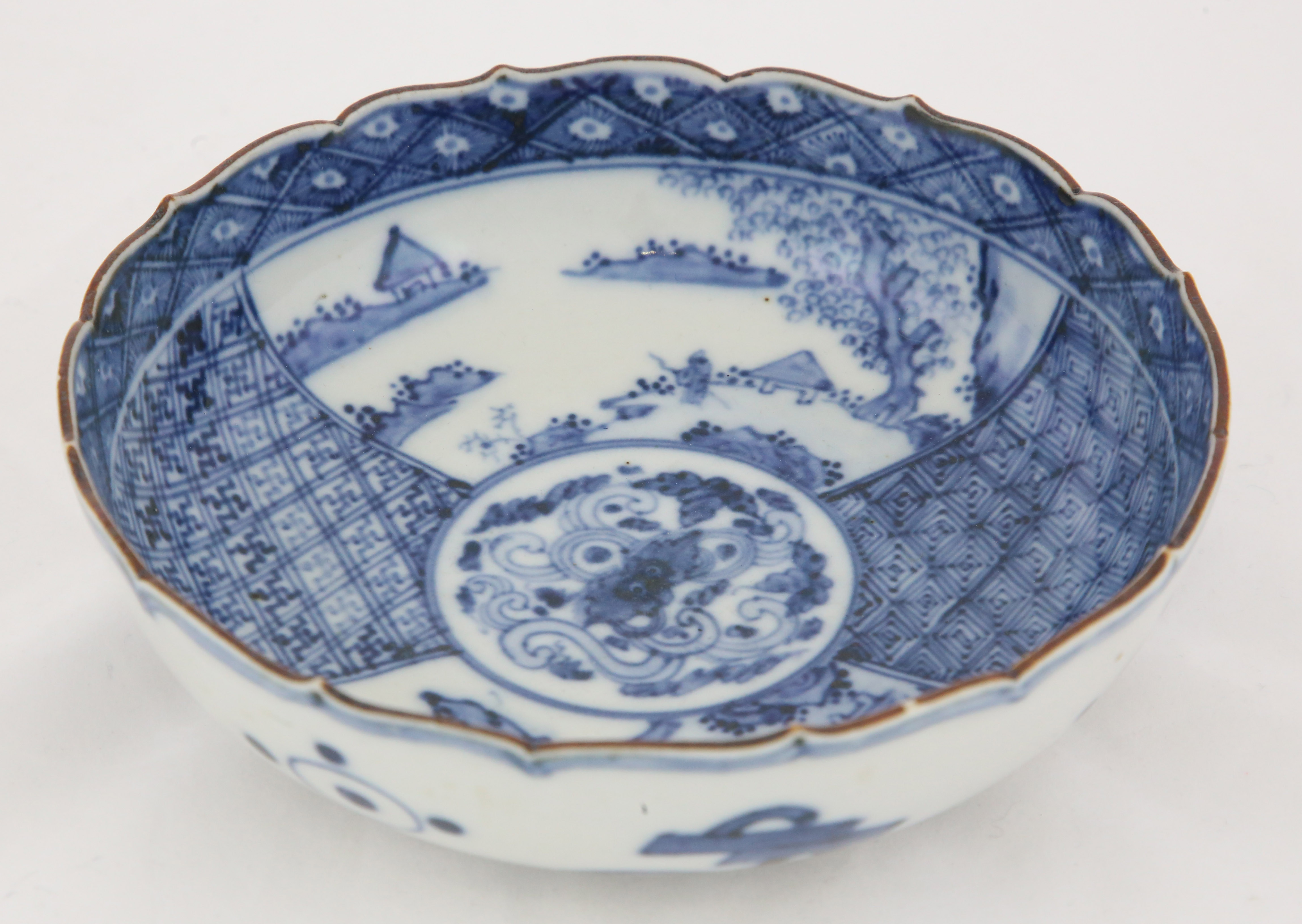 Japanese Arita Blue and White Porcelain Bowl Edo Period - Japanese ...