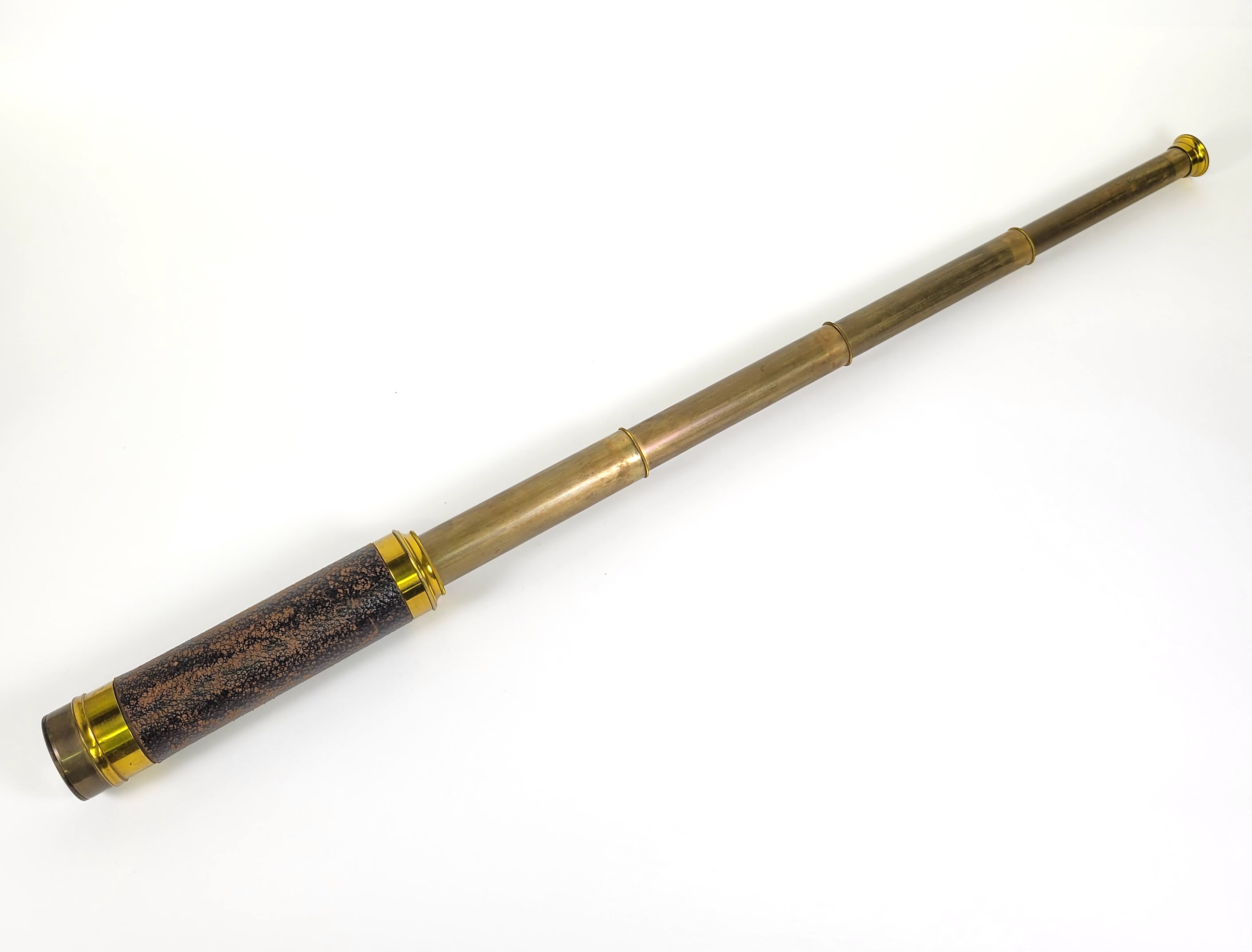 Antique 19th Century Ship Captain’s Four Draw Spyglass - Antique Ship ...