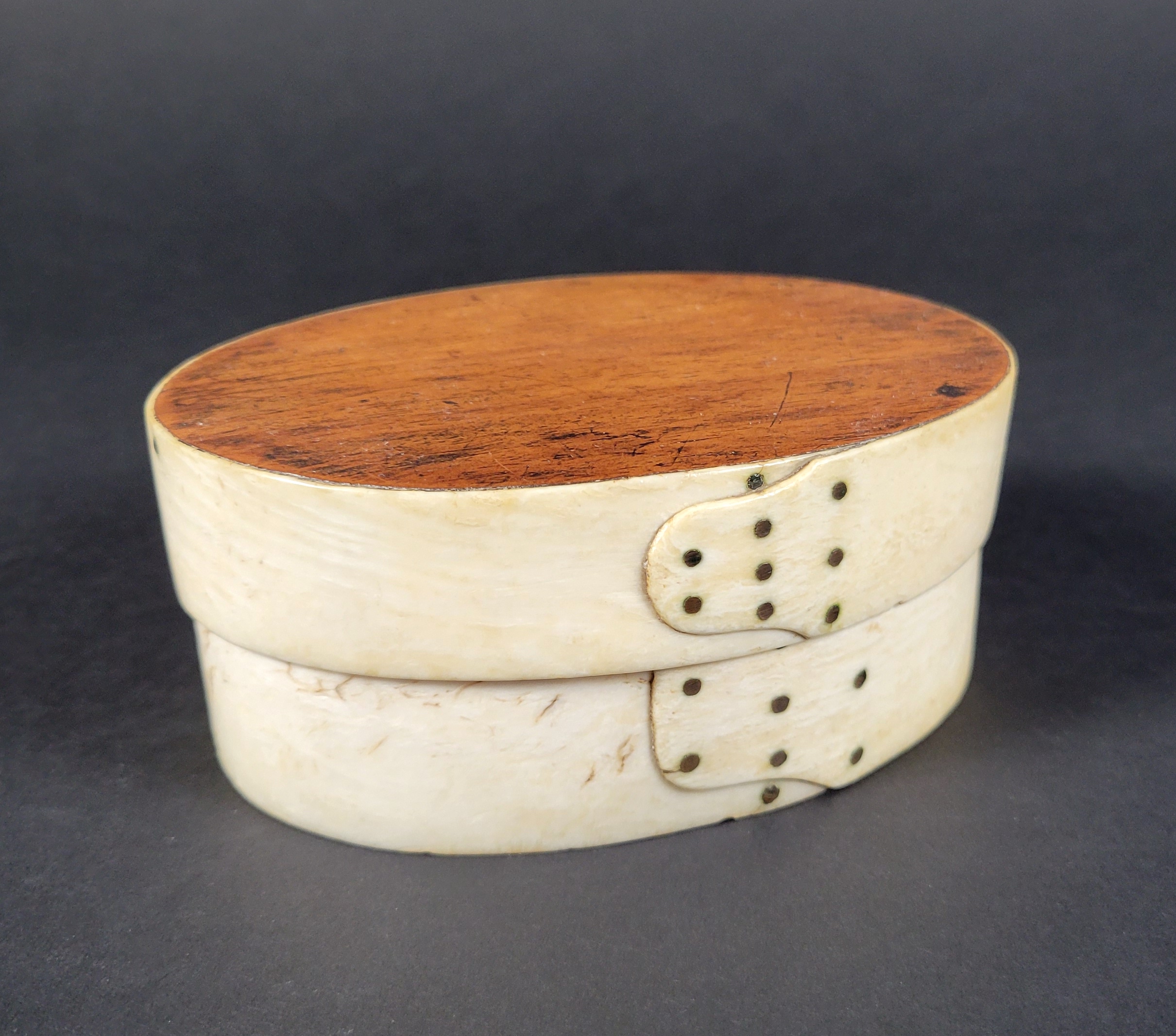 Antique Whaler Made Whalebone and Tropical Wood Ditty Box - Antique ...