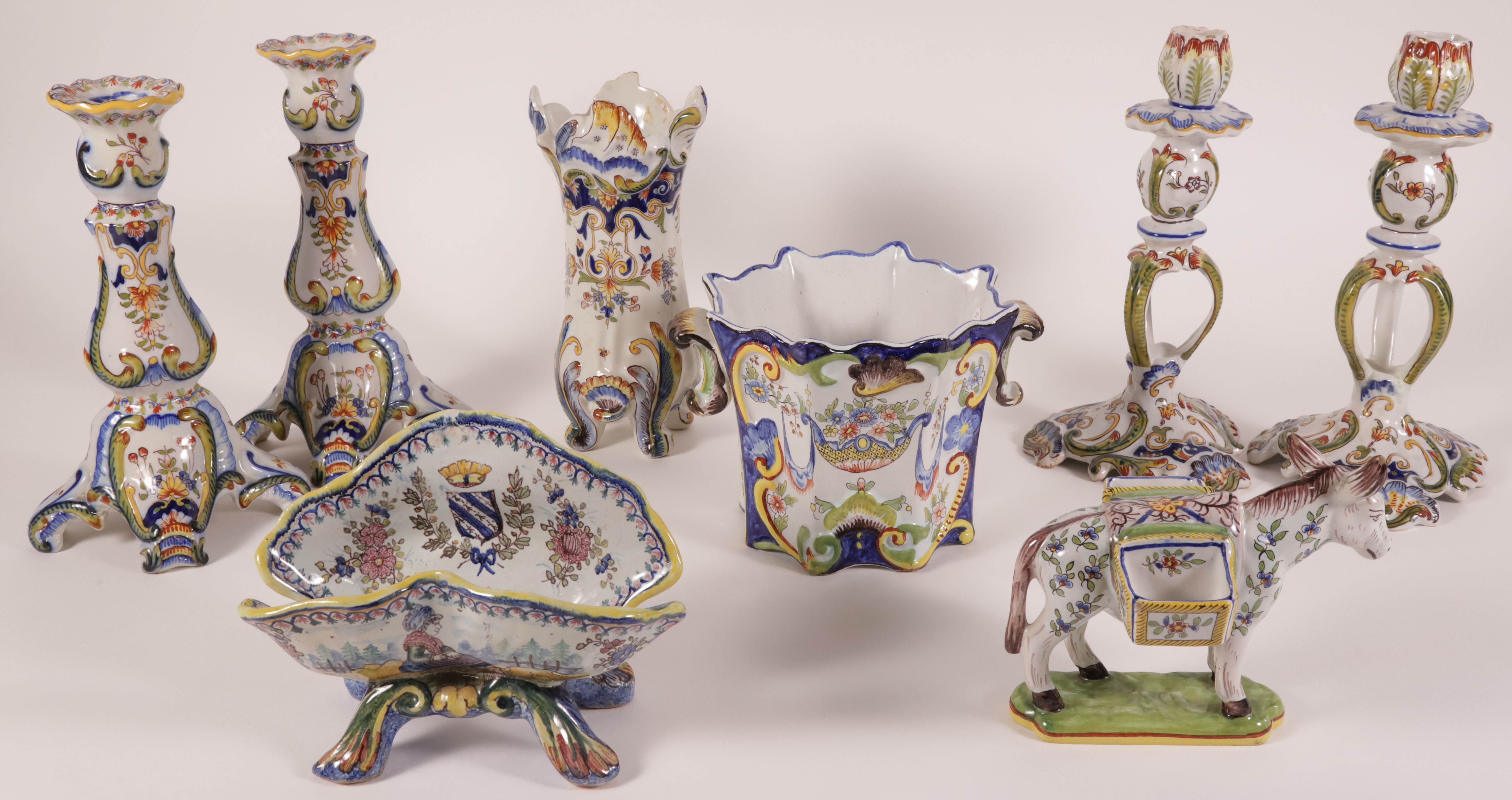 Group of Faience Ceramics - Group of Faience Ceramics - Rafael Osona ...