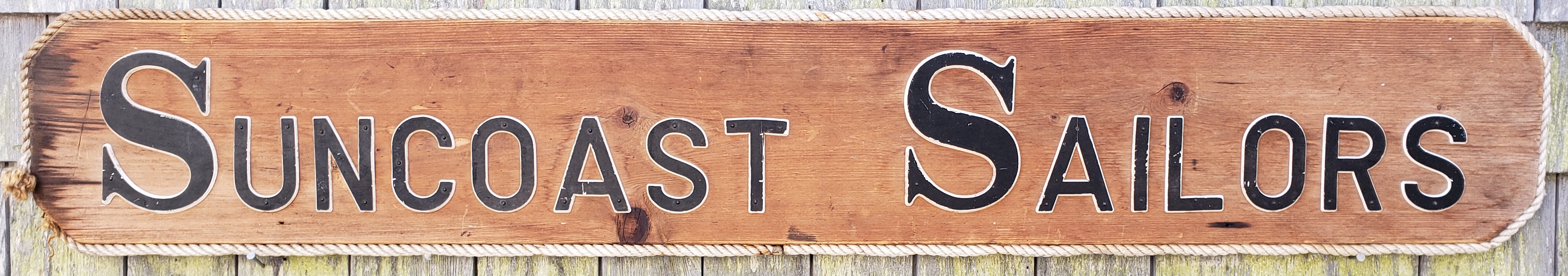 Suncoast Sailors Outdoor Sign - Vintage “Suncoast Sailors” Nautical ...