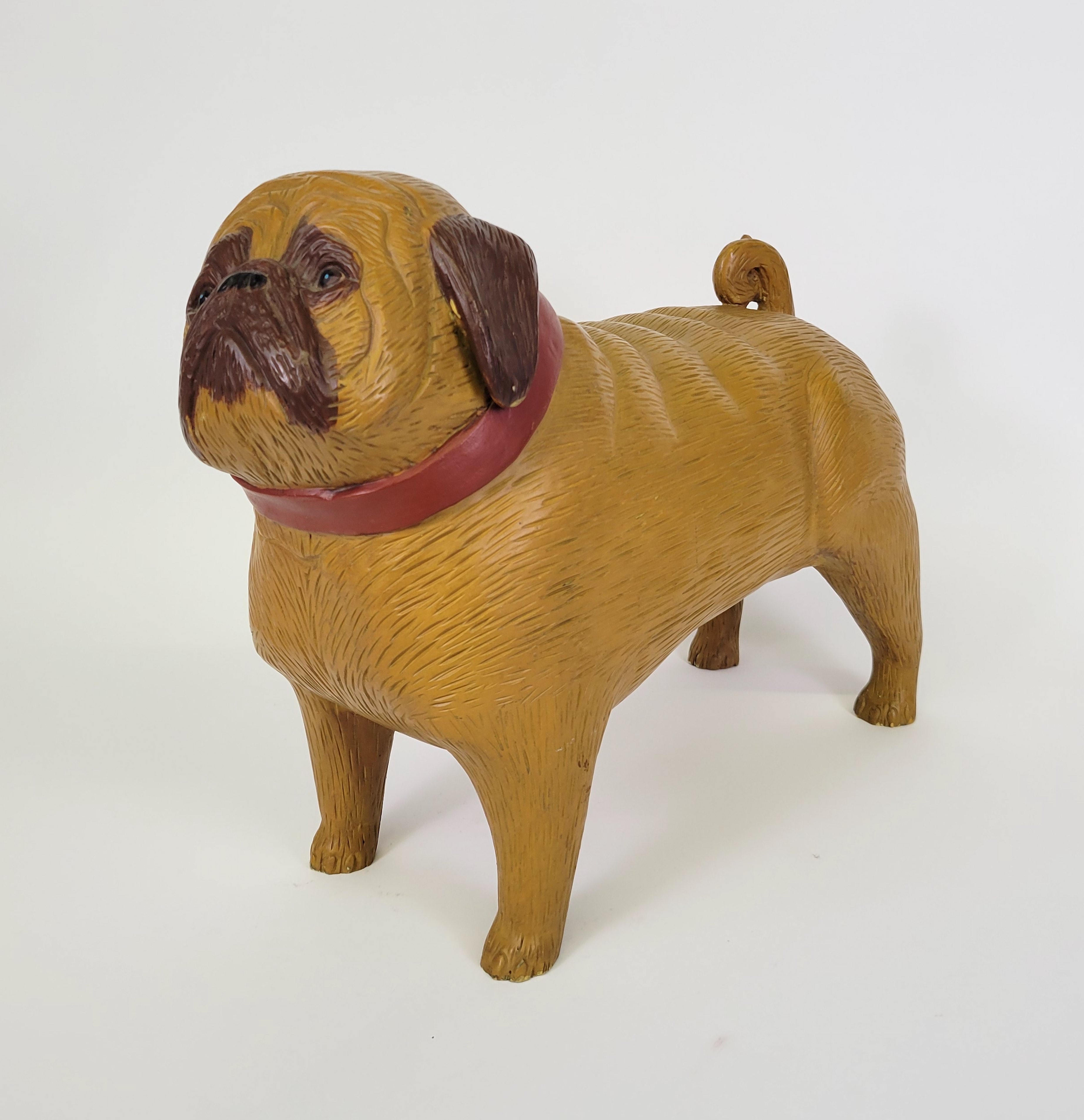 Stephen Huneck (1948-2010) Life Size Folk Art Pug Dog Figure - Stephen ...