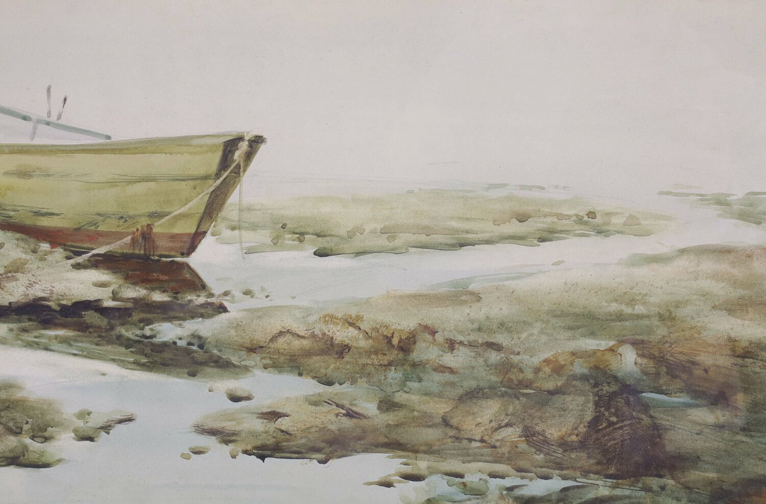 Pete Clark Watercolor on Paper of a "Dory" - Rafael Osona Auctions ...