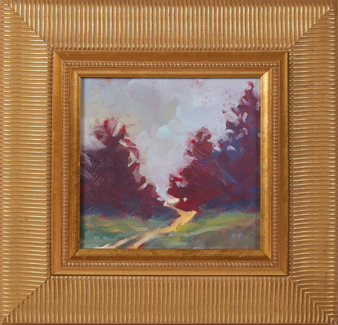 Robert Frazier Oil On Canvas "Woods Trail" Nantucket - Robert Frazier ...