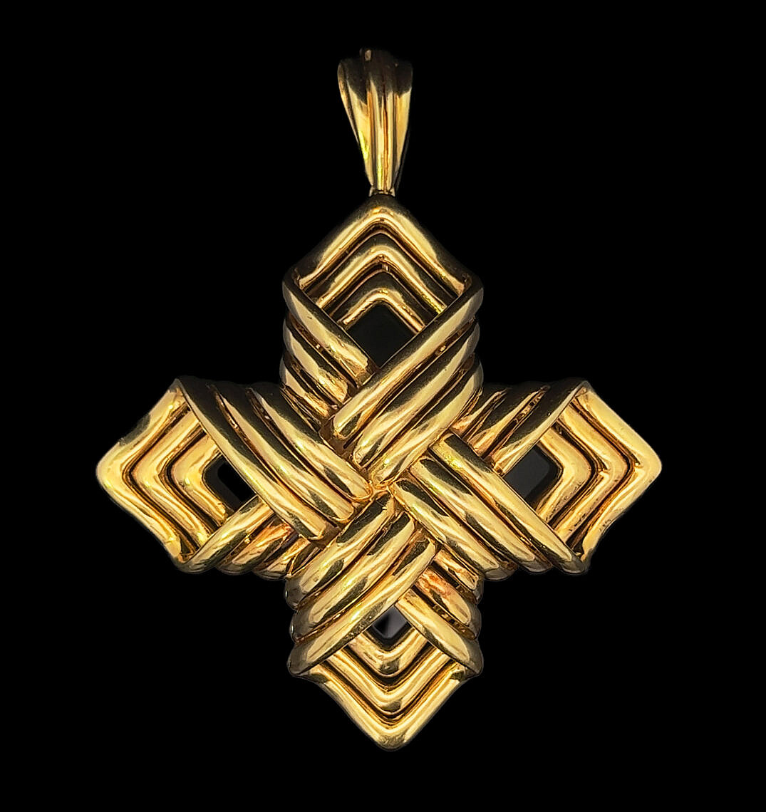 TIffany & Co. 18kt Yellow Gold Maltese Cross Pendant - Tiffany & Co ...