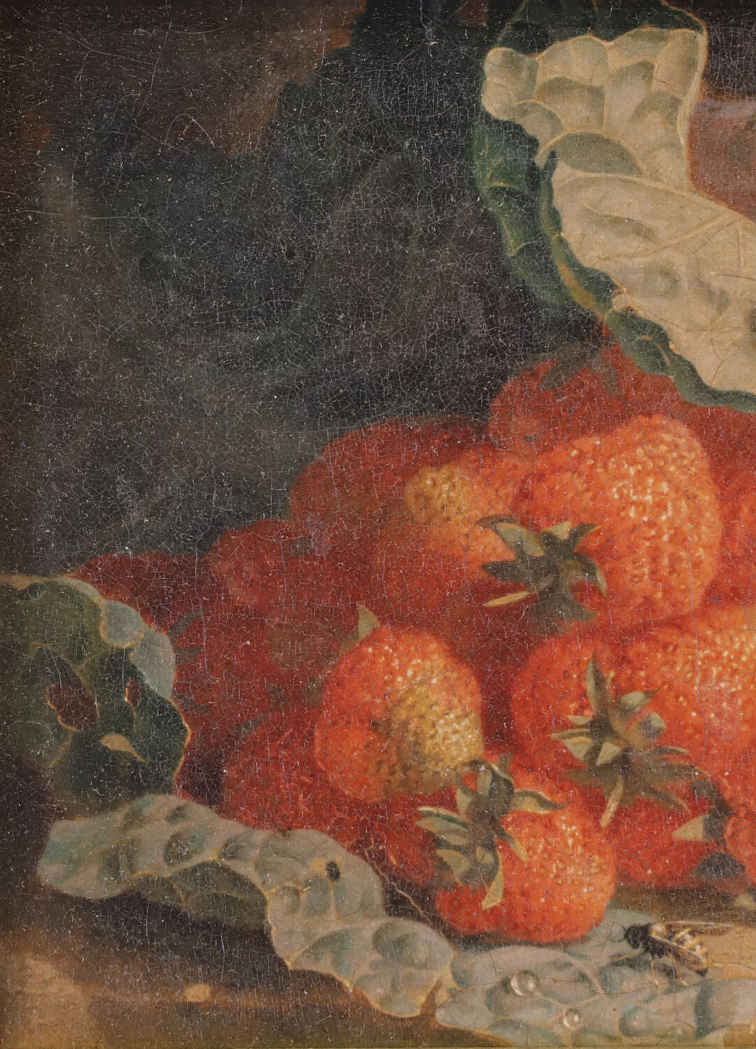 English Oil on Board "Still Life with Strawberries" - Rafael Osona ...