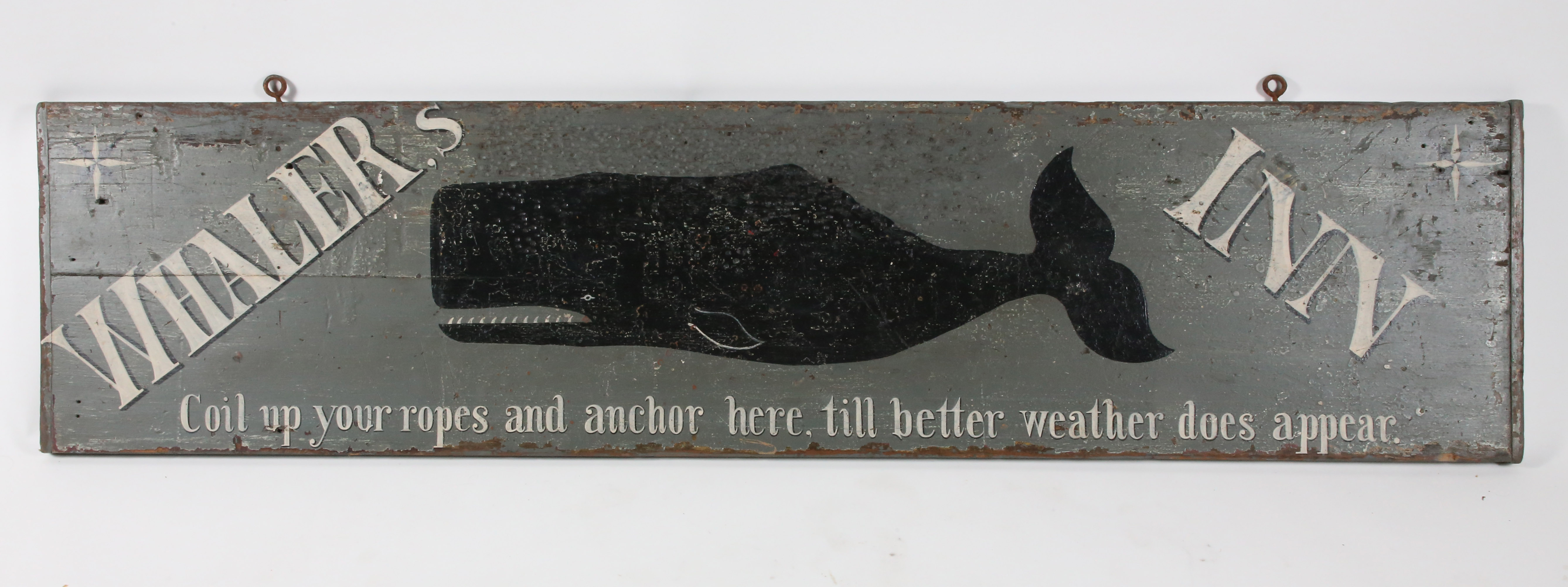 Contemporary "Whalers Inn" Trade Sign - Contemporary "Whaler's Inn ...