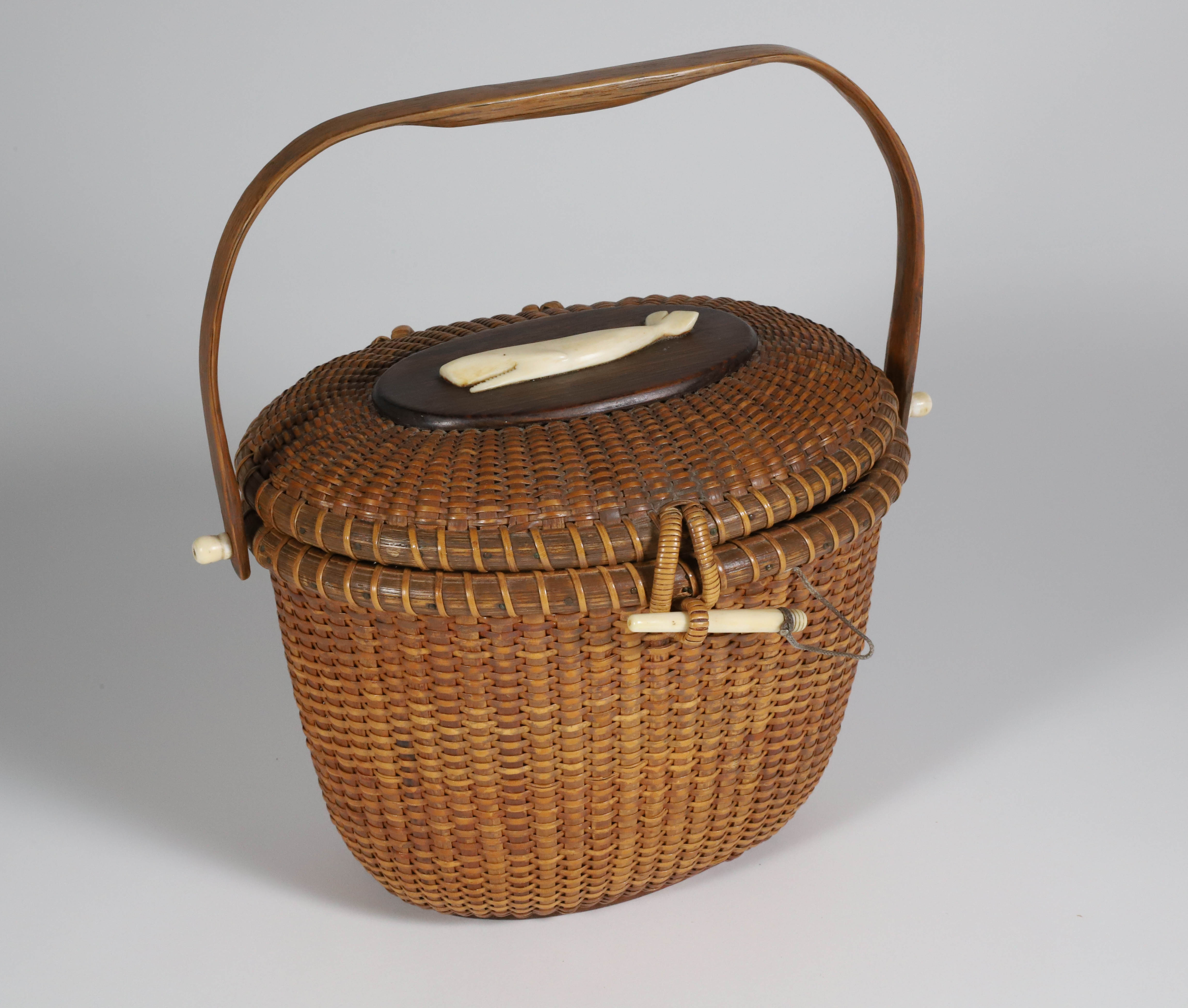 Jose Formoso Reyes (1902-1870) Nantucket Friendship Basket circa 1971 ...