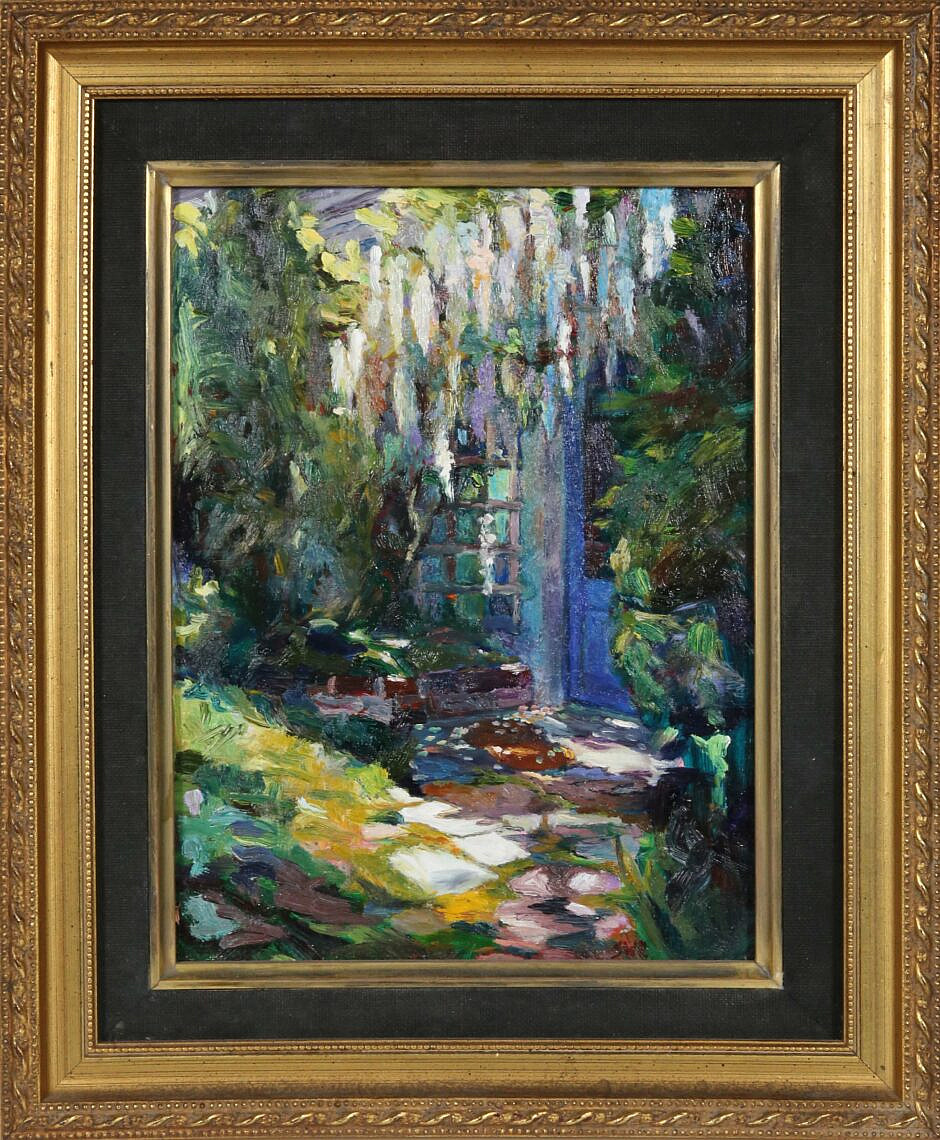 Sherre Wilson Rae Oil on Board "Overgrown Doorway" - Sherre Wilson Rae ...