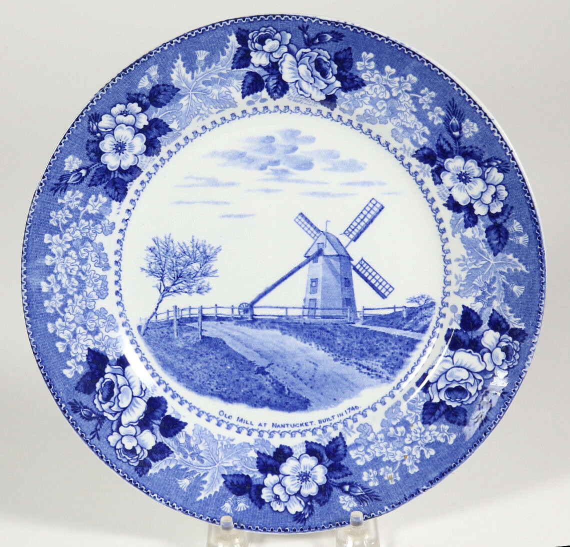Nantucket Souvenir Plate of the Old Mill 19th Century - Nantucket ...