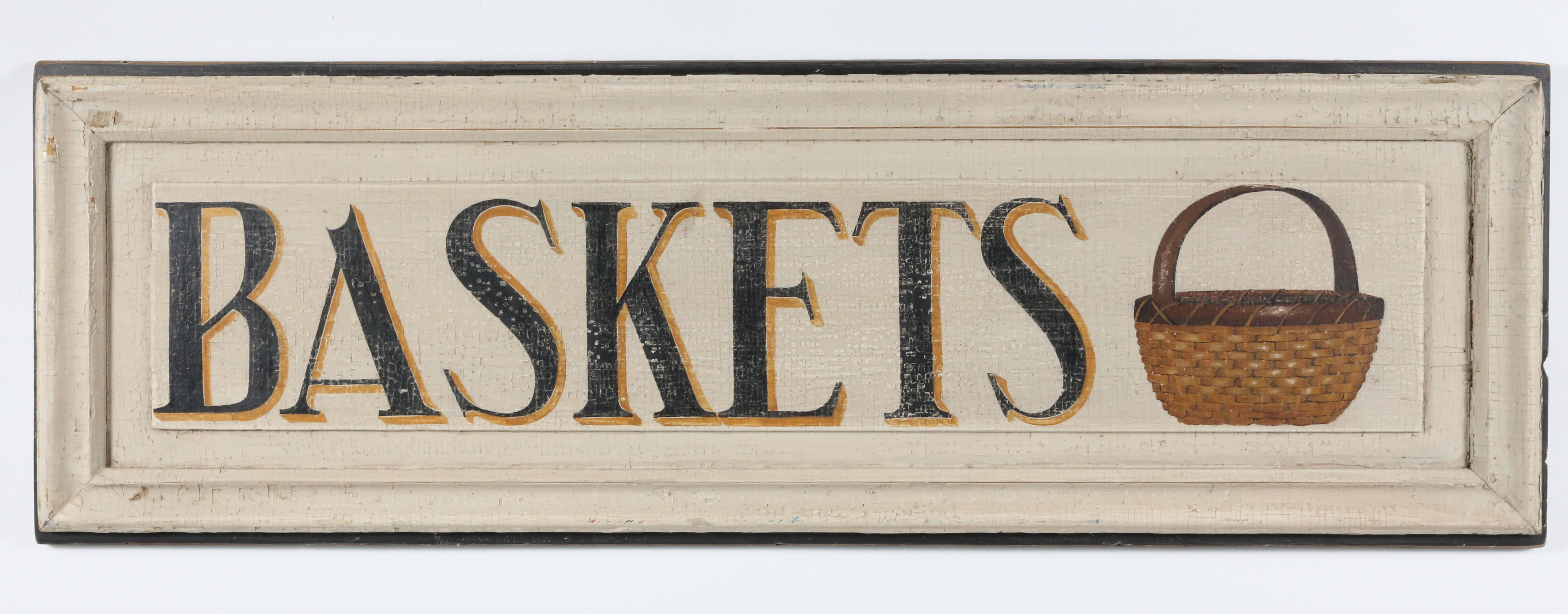 Contemporary Nantucket Basket Sign - Contemporary Painted Nantucket ...