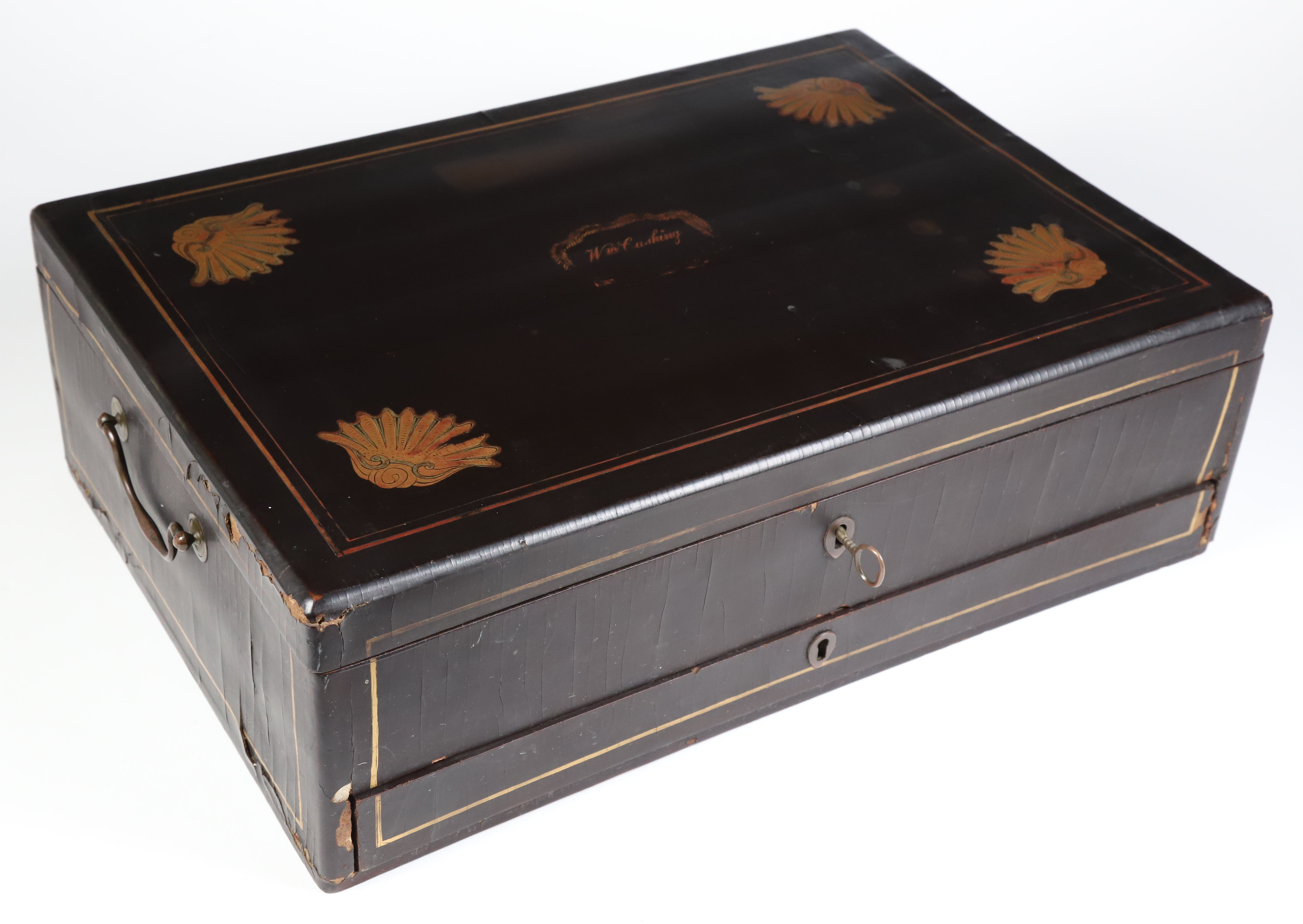 William Cushing's Chinese Export Lacquer Box 19th Century - William ...