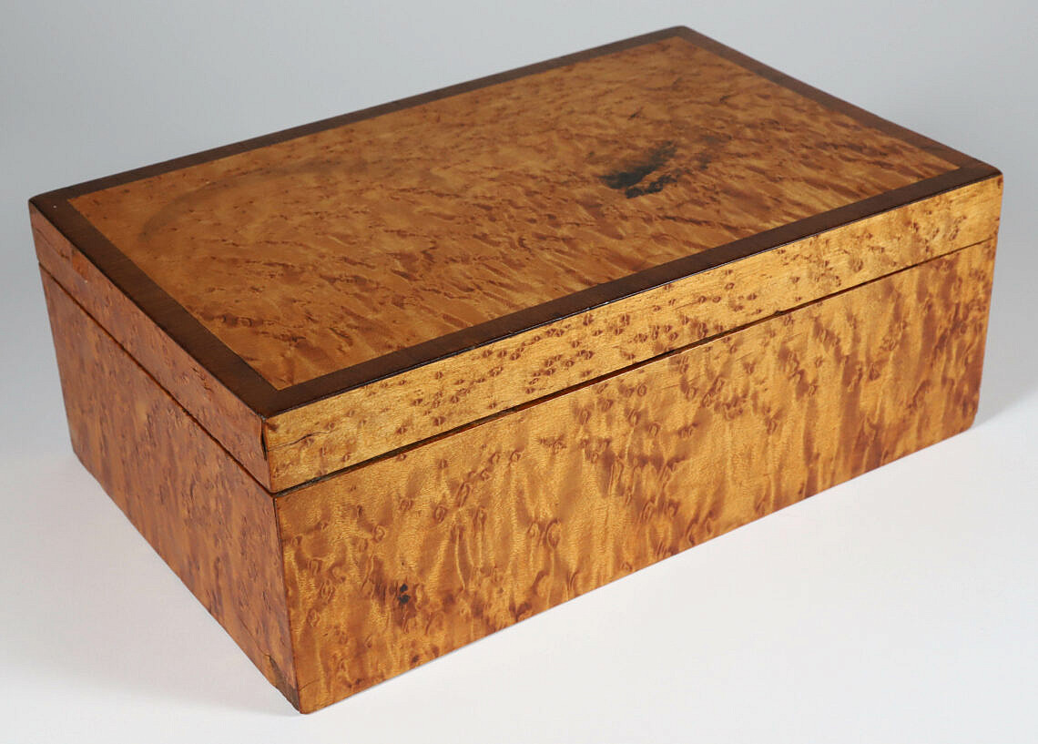 Vintage Bird's Eye Maple Box 19th Century - Vintage Bird's Eye Maple ...