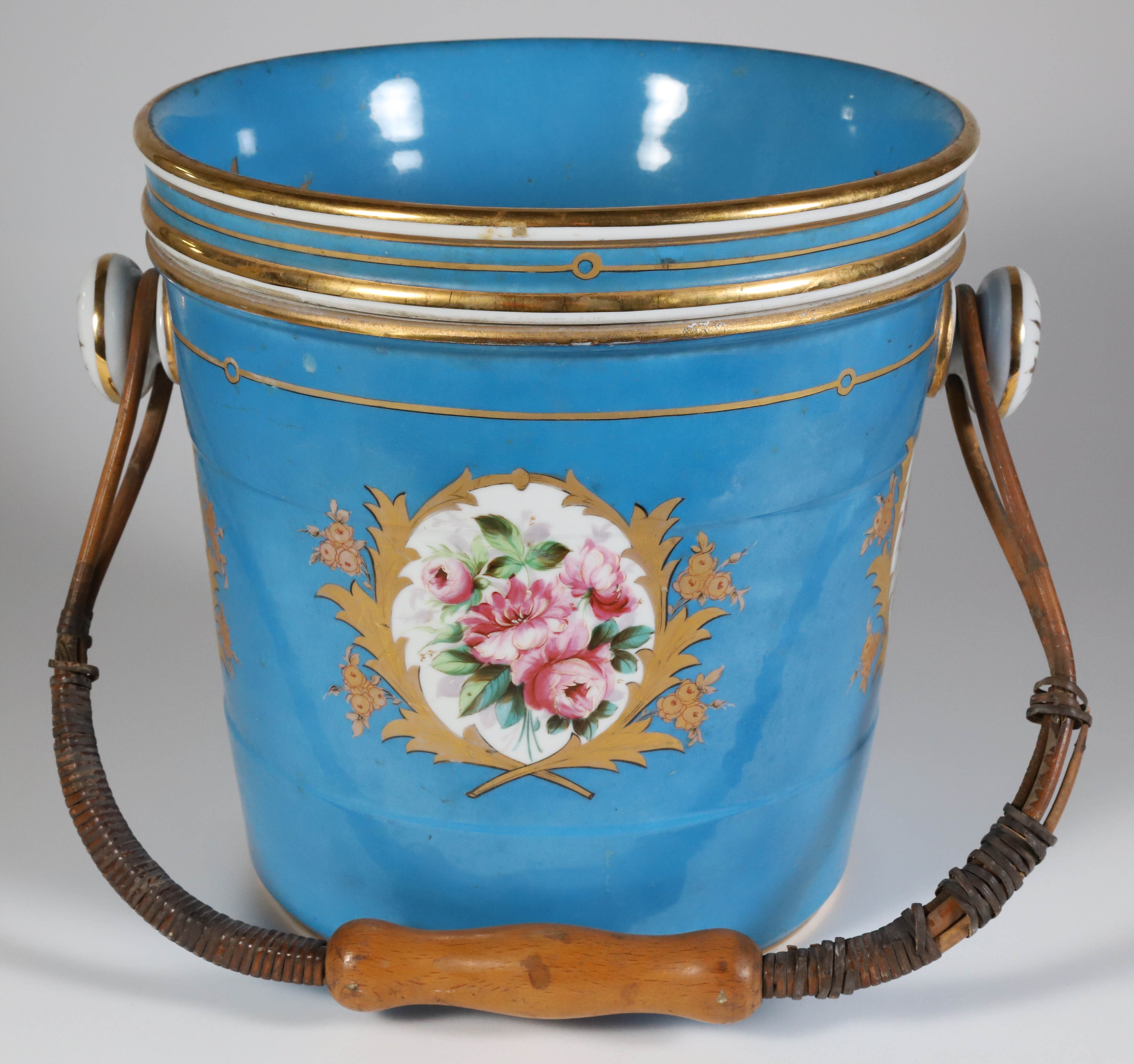 French Porcelain Waste Bucket, 19th Century - Rafael Osona Auctions ...