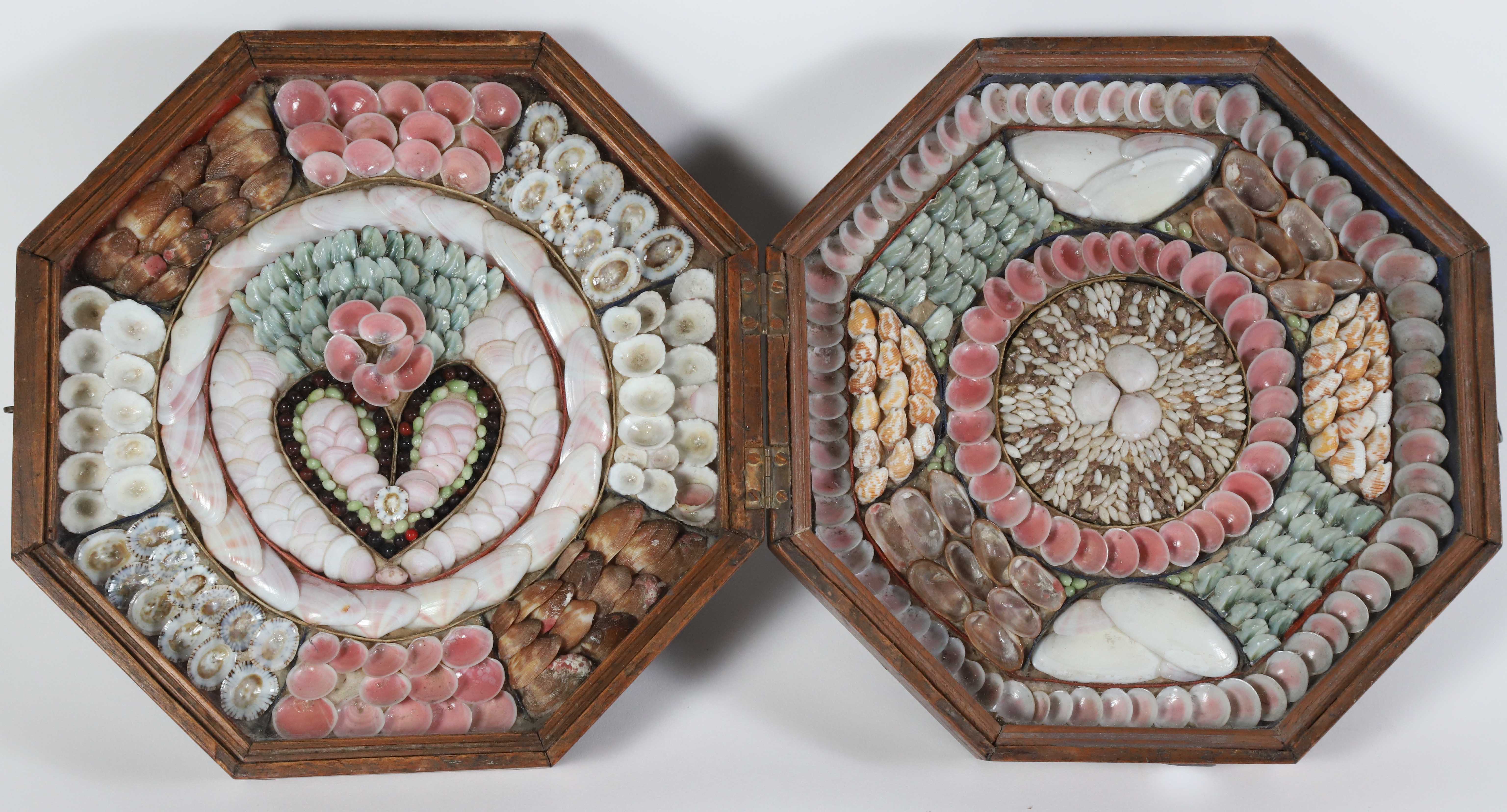 Double Sailors Valentine 19th Century - Double Sailors Valentine ...