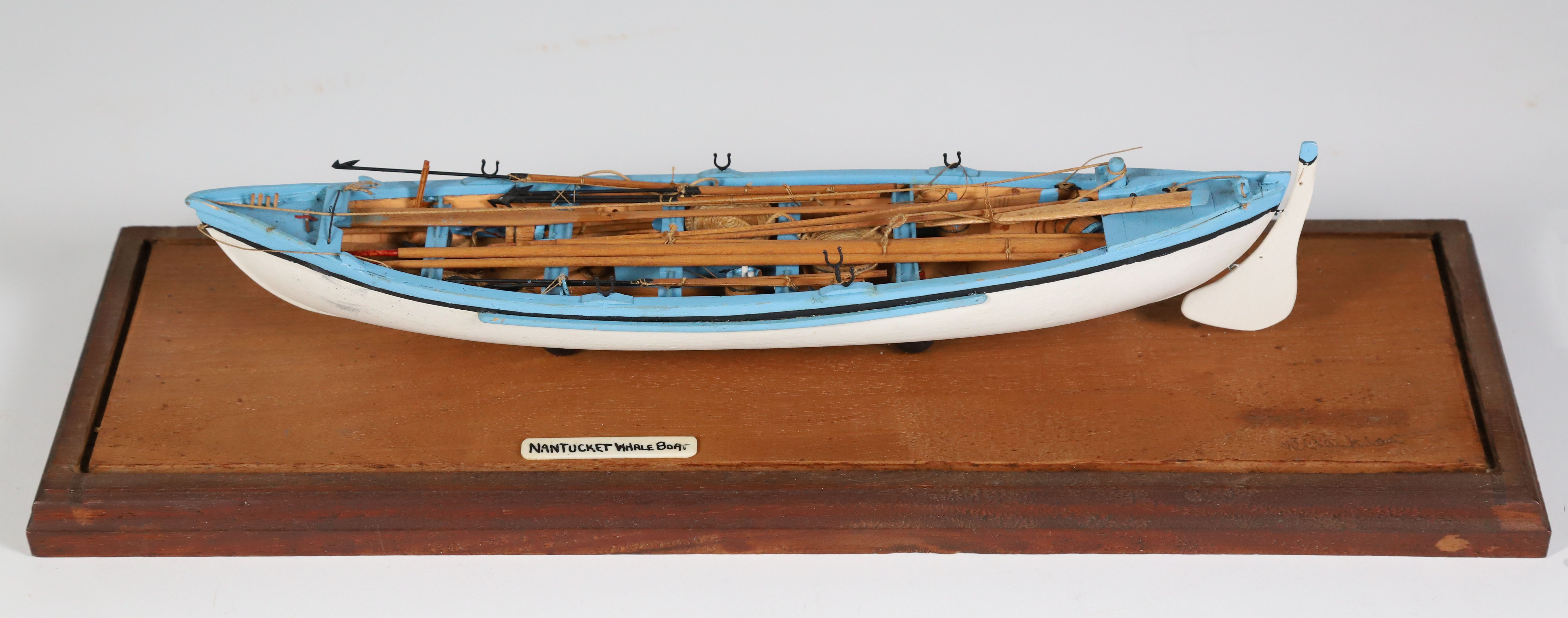 Vintage Carved and Painted Nantucket Whaleboat - Vintage Carved and ...