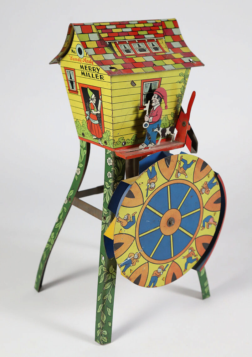 Vintage "Merry Miller" Spinning Wheel Sand Toy - Rafael Osona Auctions ...