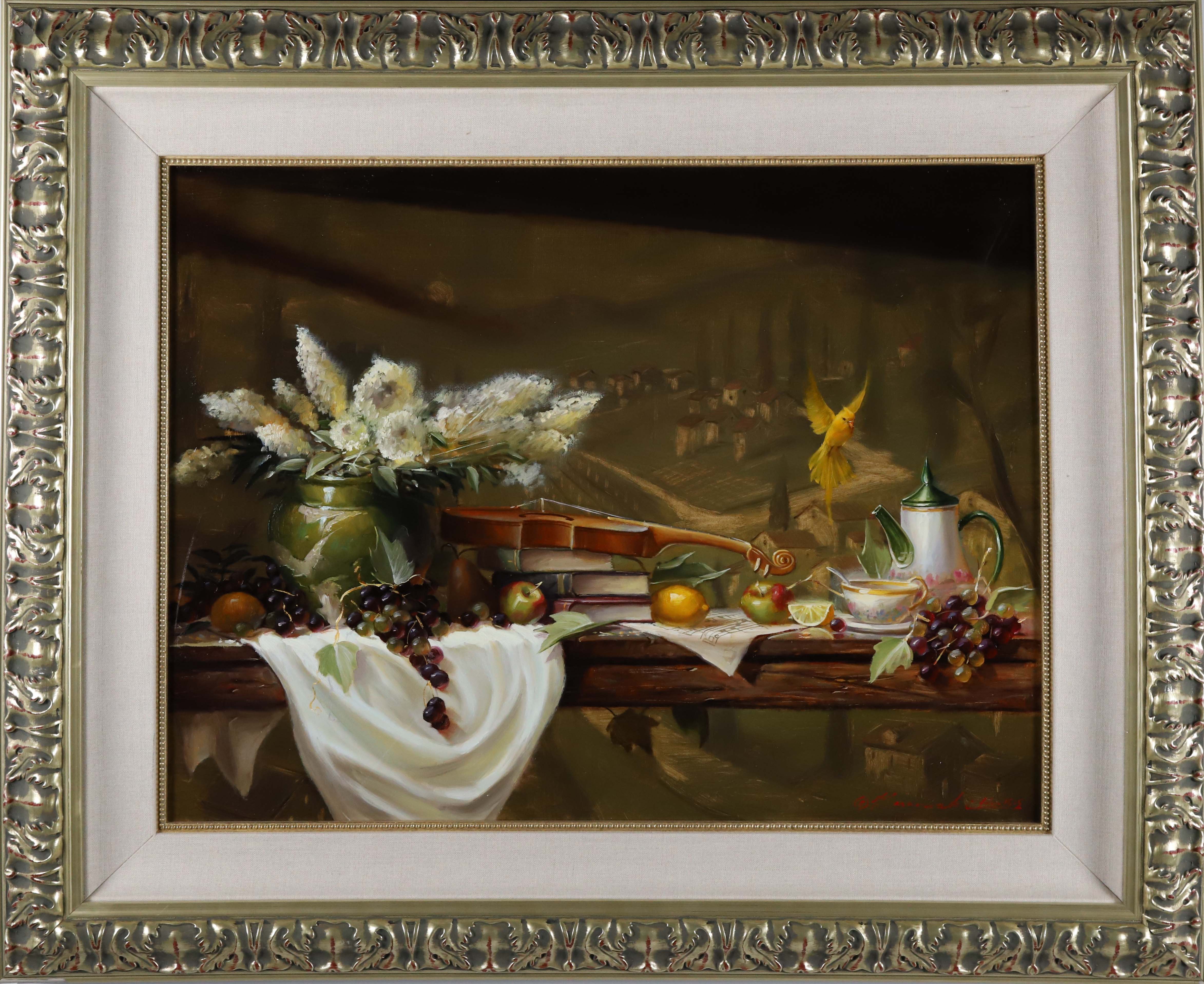 Contemporary Oil On Canvas Still Life - Contemporary Oil On Canvas ...