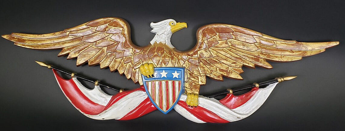Vintage Patriotic American Eagle Plaque - Vintage Patriotic American ...